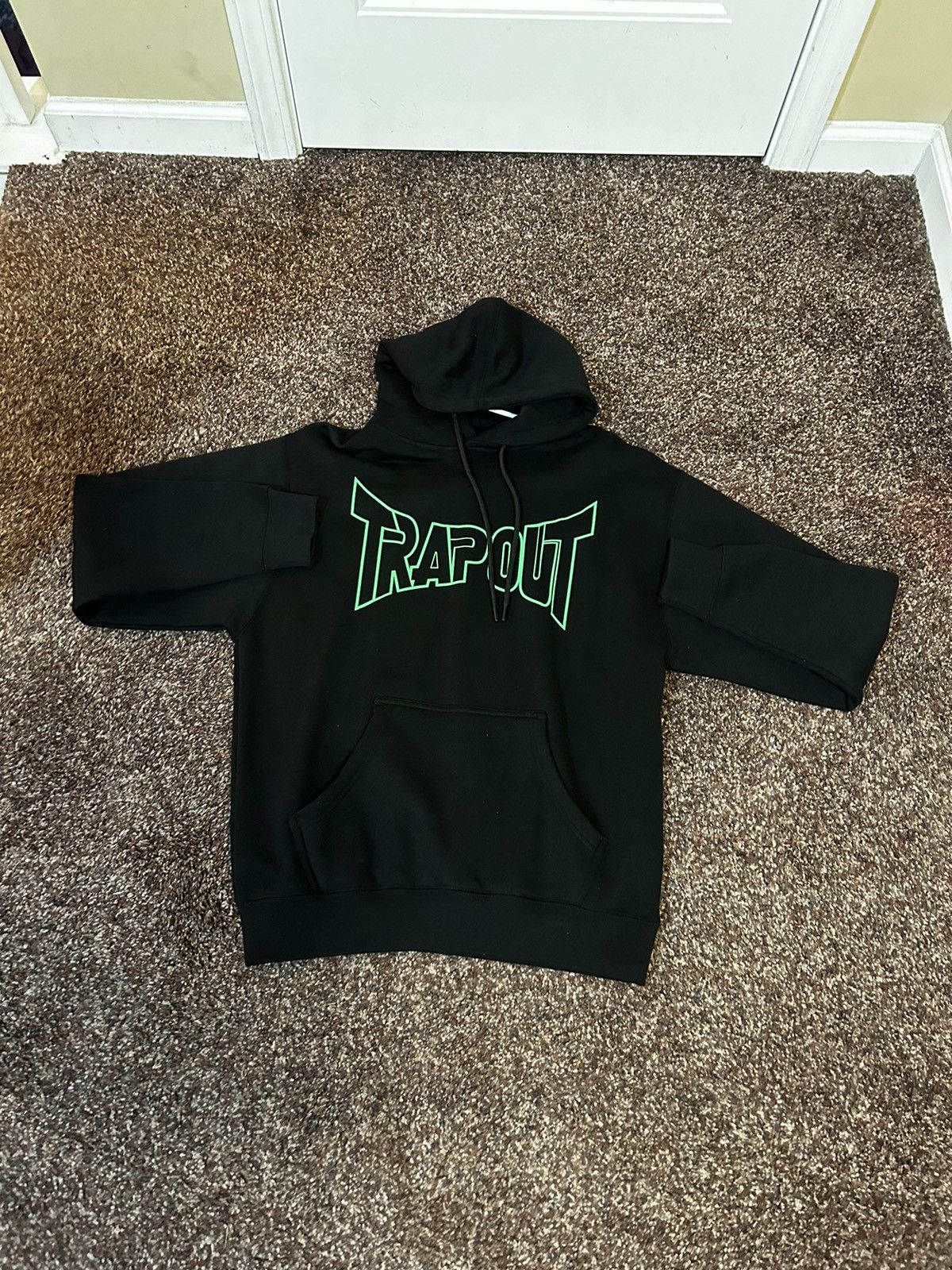 Kim Krueger × Playboi Carti Kim krueger slime green Trapout hoodie ...