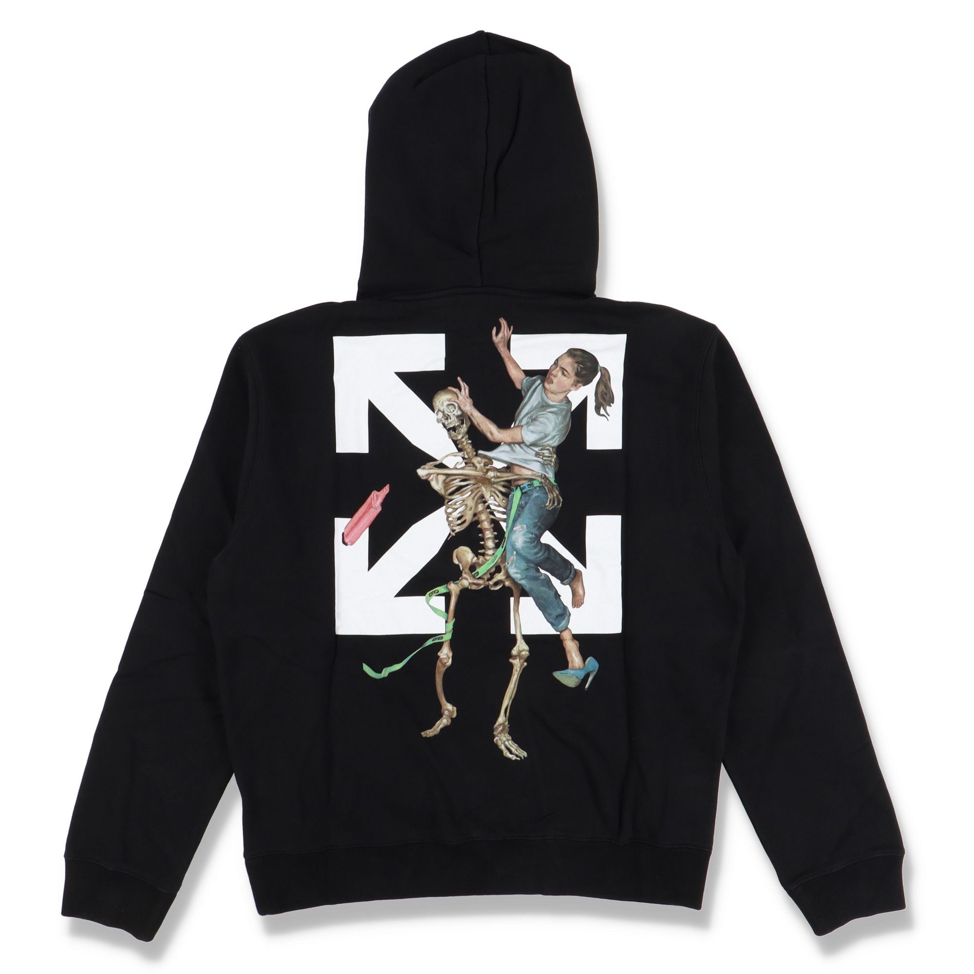 Off-White Black Pascal Skeleton Arrows Hoodie | Grailed