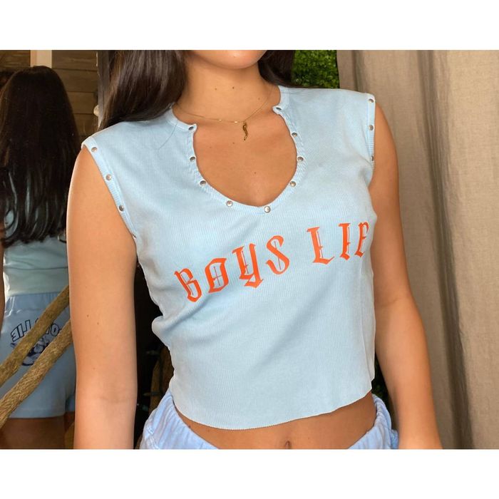 Boys Lie BOYS LIE Rebel Tank In Blue | Grailed