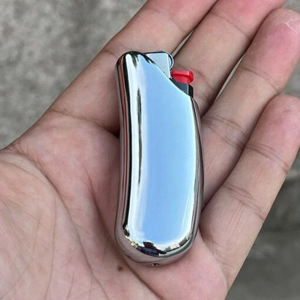 Custom Ice mirror metal lighter case | Grailed