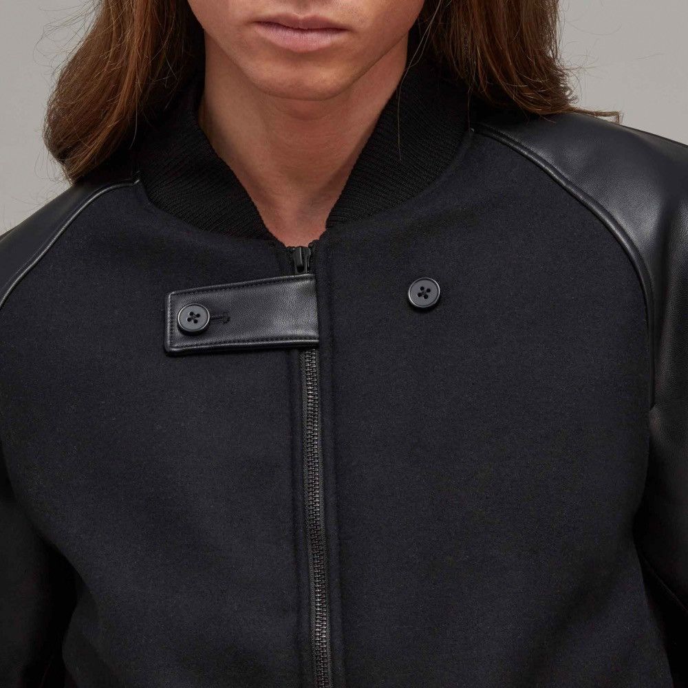 Adidas × Y-3 × Yohji Yamamoto Y-3 CLASSIC VARSITY JACKET - BLACK | Grailed