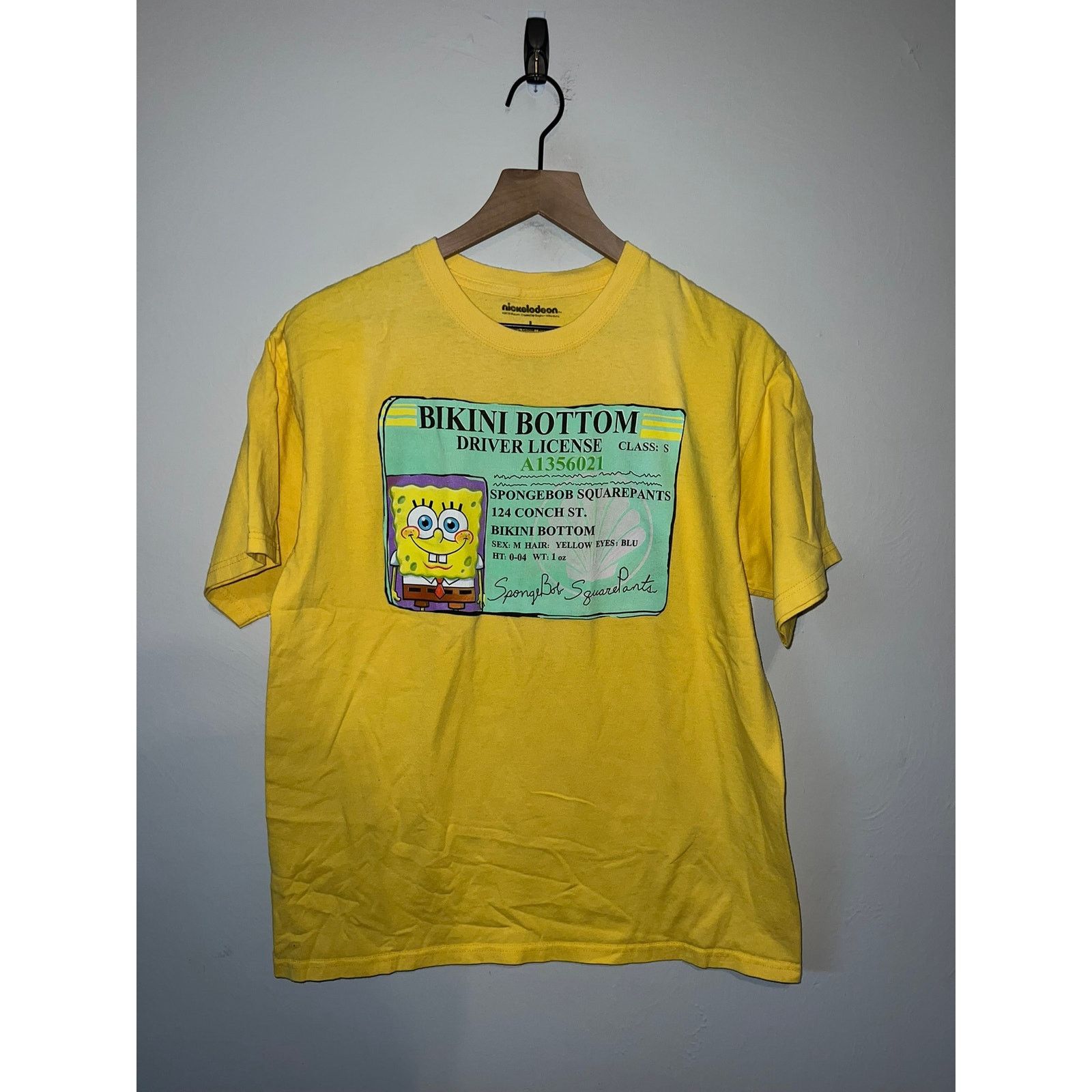 Nickelodeon Nickelodeon Spongebob Squarepants Driver License Shirt ...