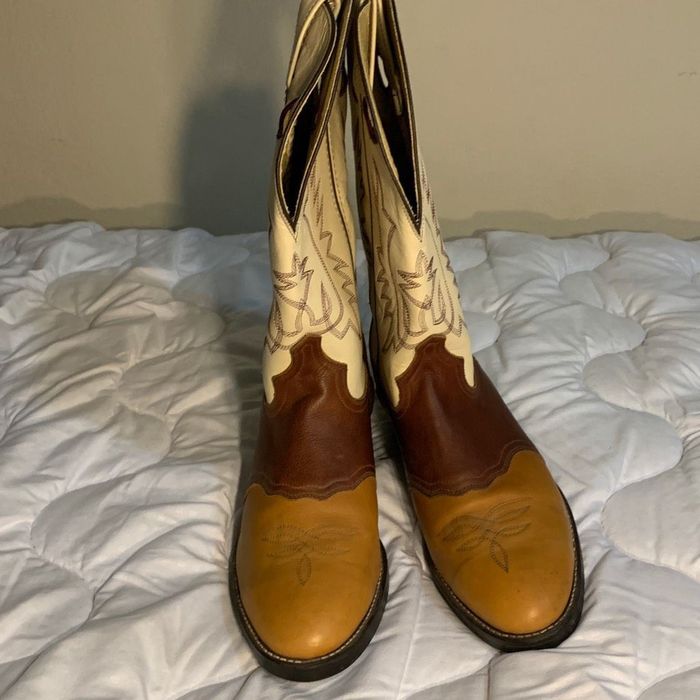 Tony Lama Tony Lama Leather Cowboy Boots Size 10.5 | Grailed