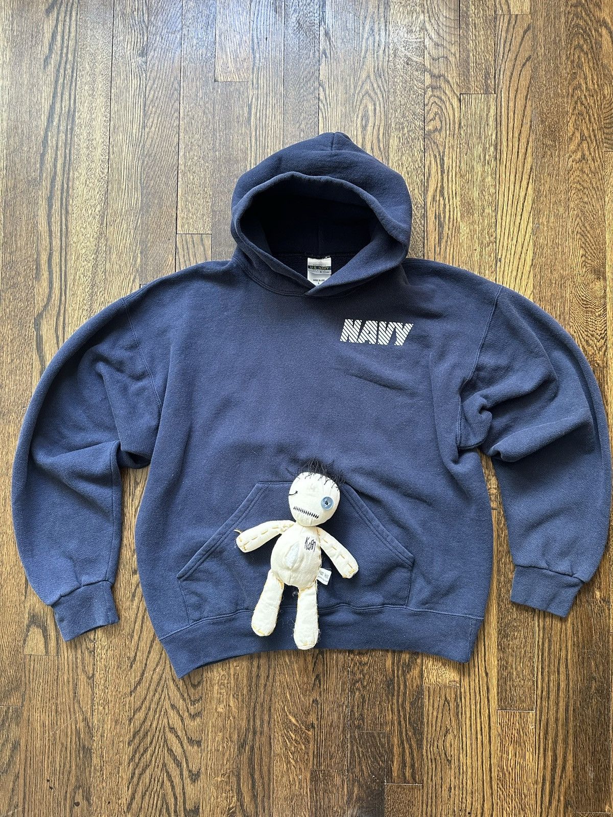 Soffe Vintage 90s US Navy Logo Hoodie | Grailed