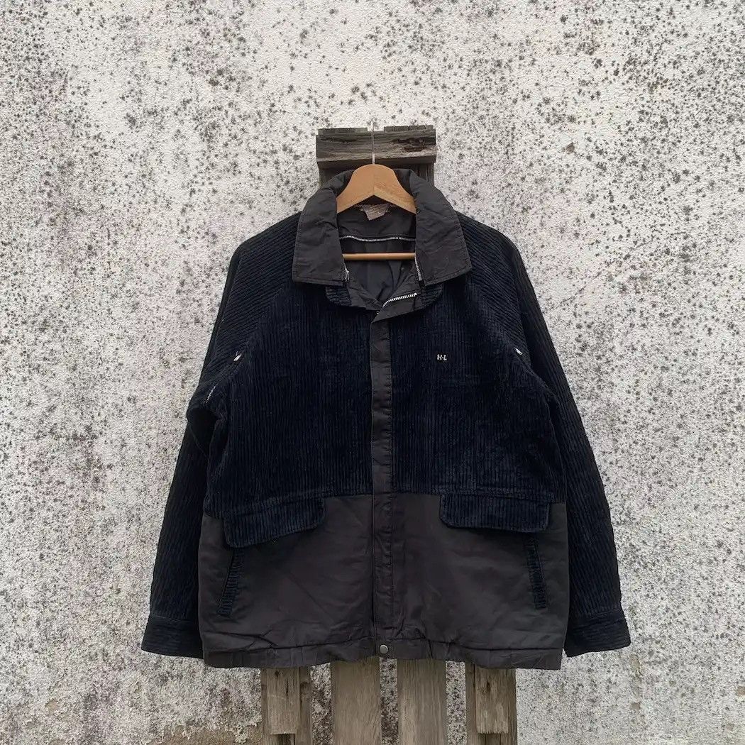 Designer Vintage Henri-Luc Chapuis Black Corduroy Jacket | Grailed