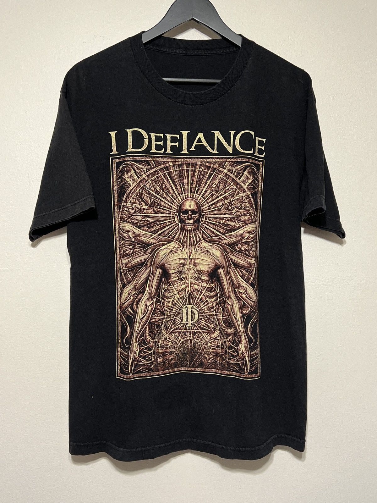 Band Tees I Defiance Metal Band T Shirt Size L Black Rock Hardcore ...