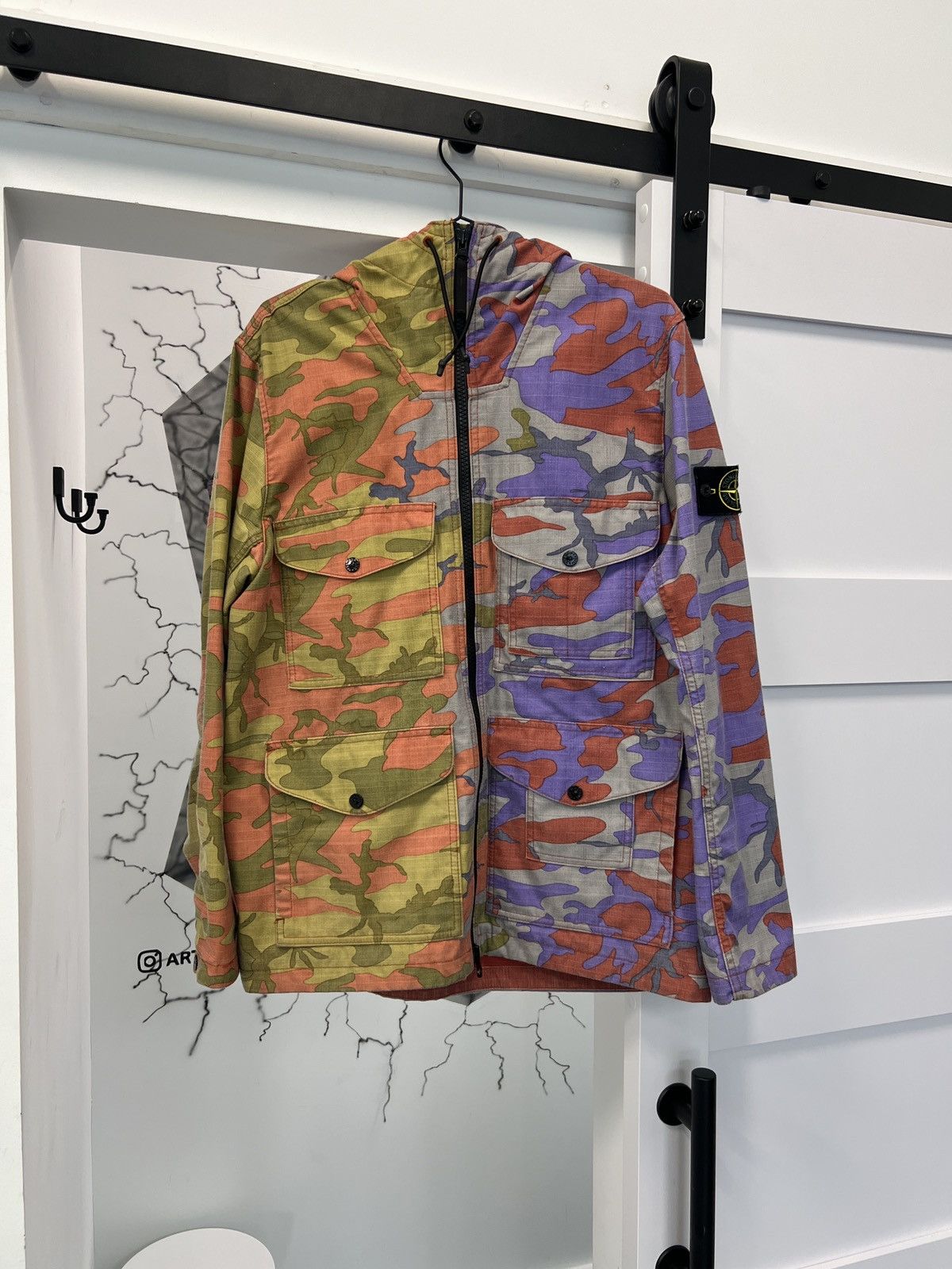 Stone Island Stone Island Multicolor Camo Ripstop Jacket | Grailed