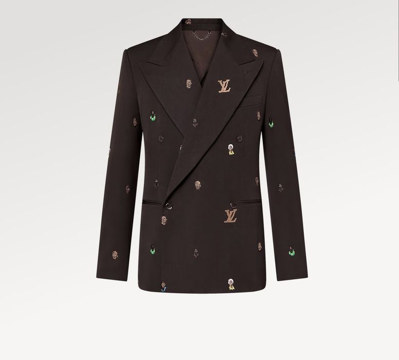 Louis Vuitton Embroidered Double-Breasted Jacket | Grailed