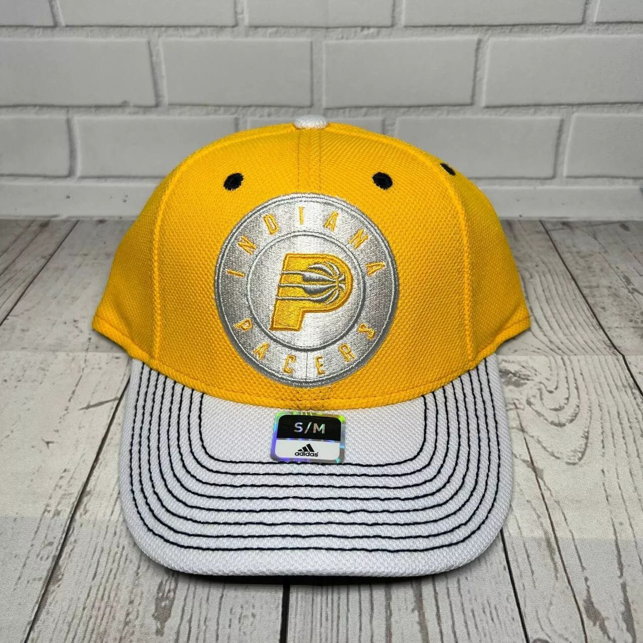 Adidas Indiana Pacers NBA S/M Adidas Hat Stretch Fitted Cap New Men ...
