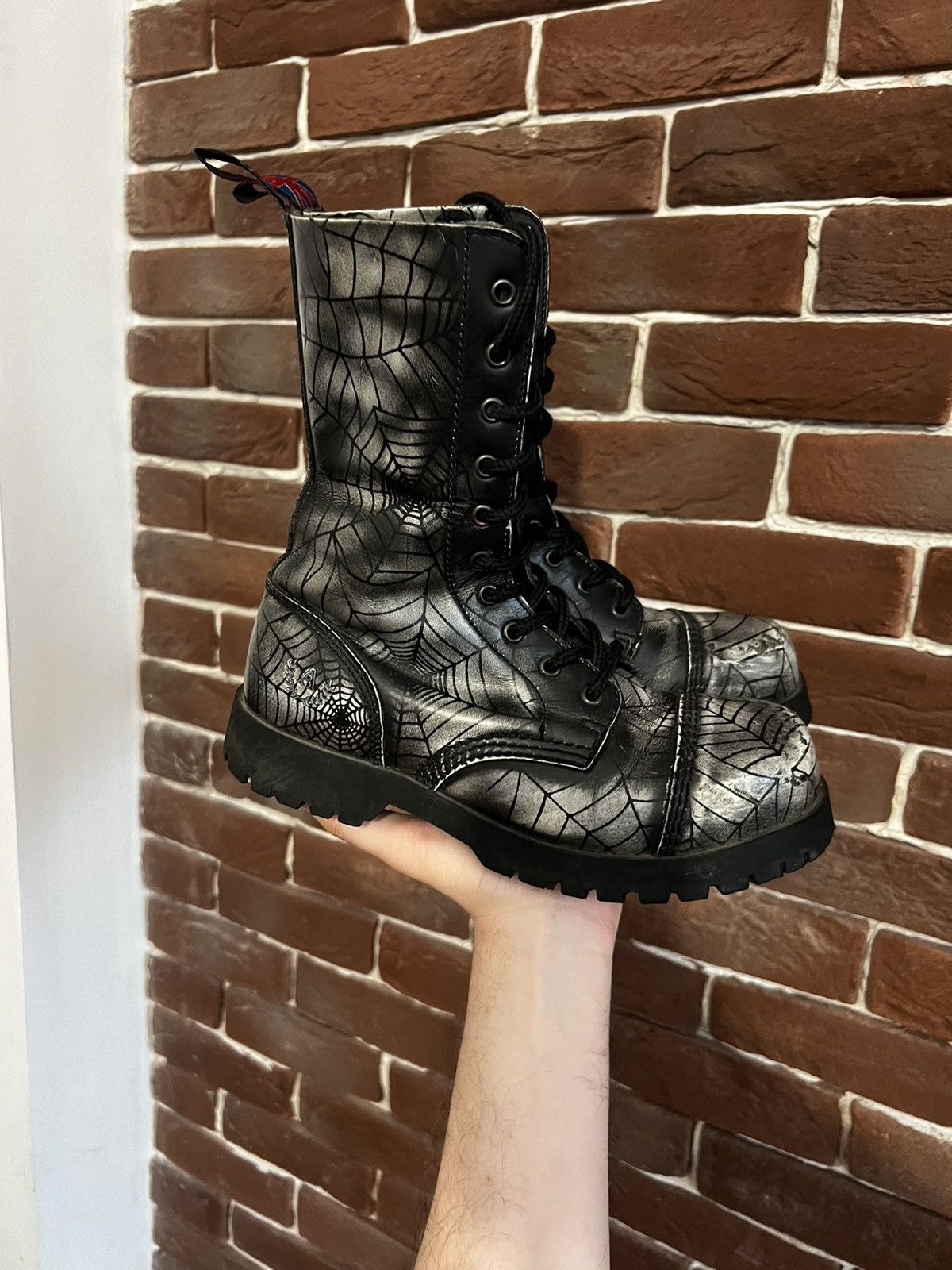 Seditionaries × Vintage Rare Avant Garde High Top Platform Spider Web ...