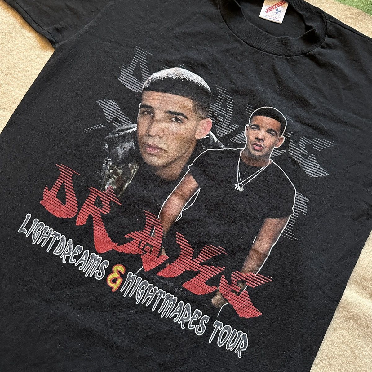 Vintage Drake Light Dreams and Nightmares Tour Rap Tee (2010) | Grailed
