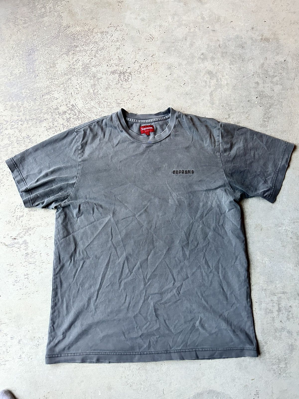Streetwear × Supreme Gray Supreme Vintage Tee | Grailed