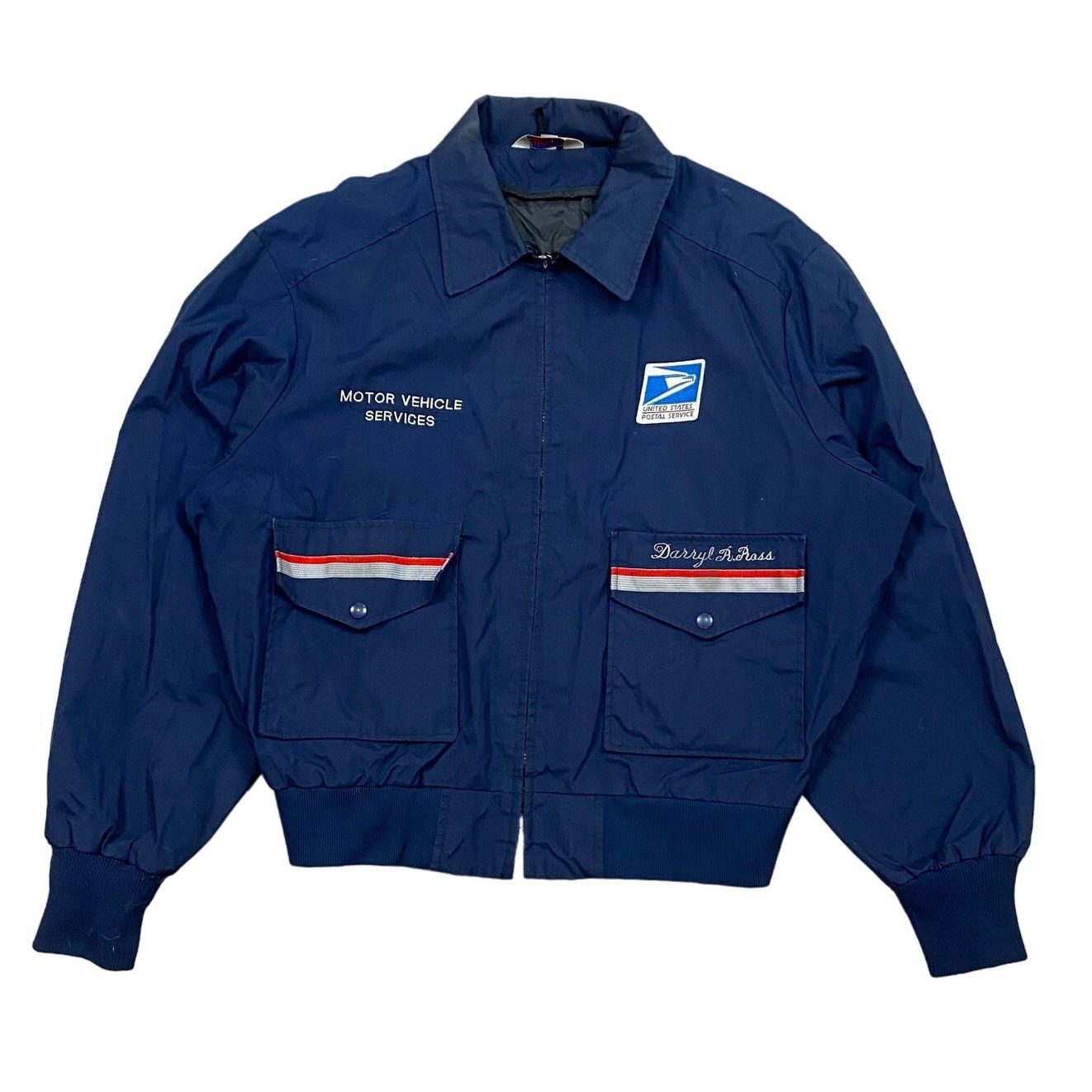 Streetwear × Vintage Vintage USPS Mail Carrier Zip Bomber Jacket Men's ...