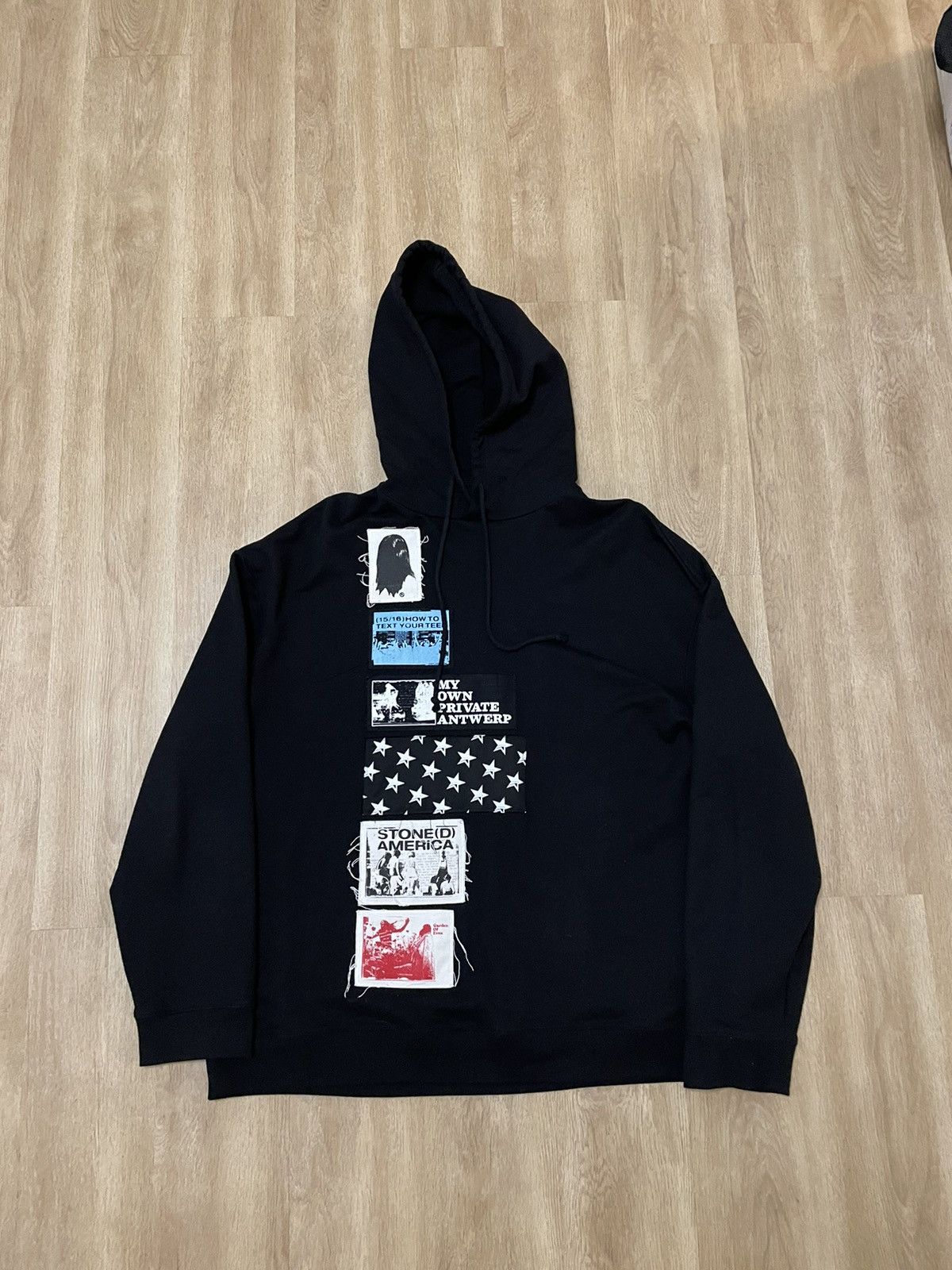 Raf Simons RAF SIMONS SS20 Black Hoodie | Grailed