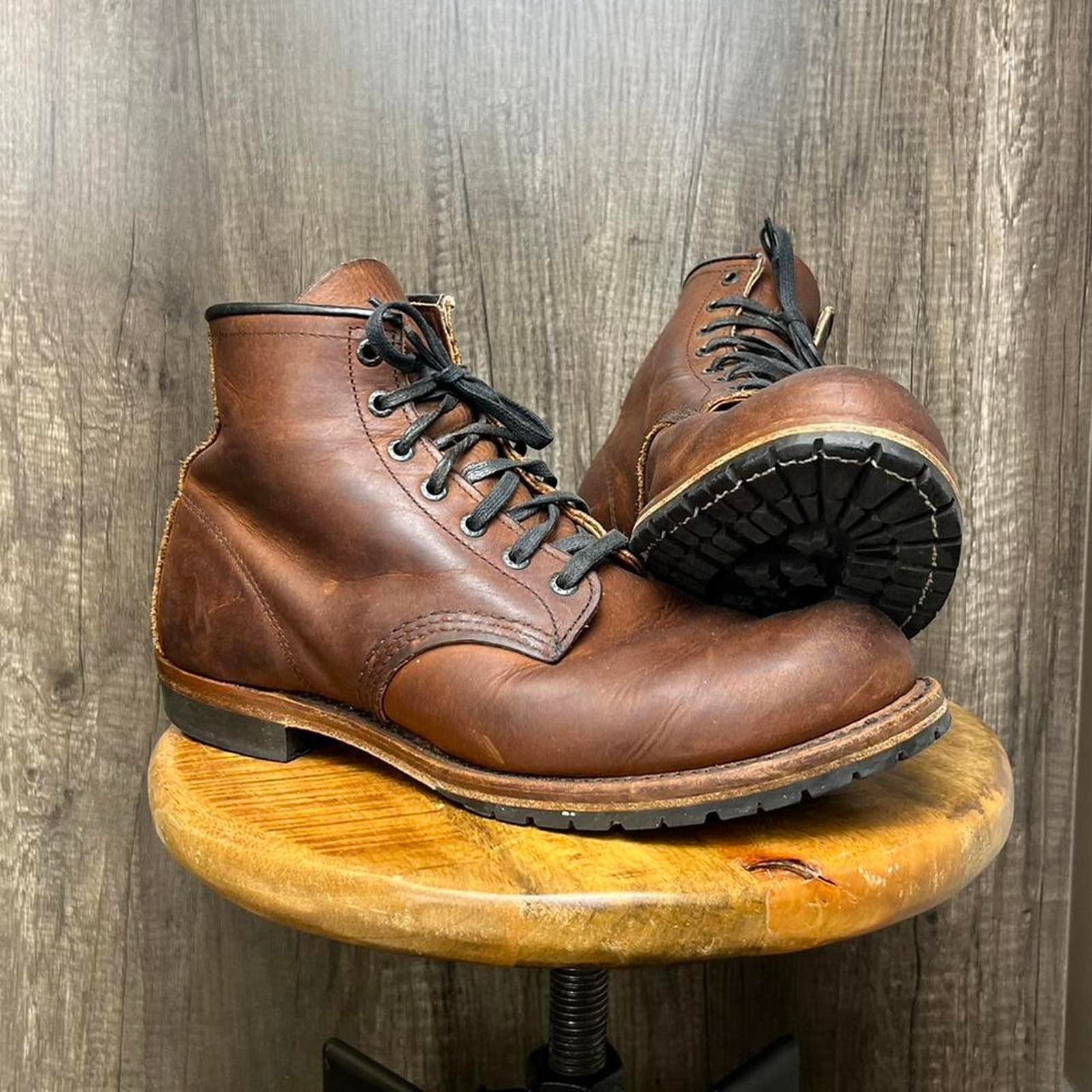Red Wing Vintage red wing leather boots | Grailed