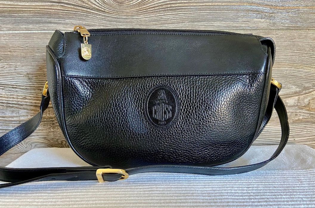 Mark Cross Mark Cross 1845 Pebbled Black Italian Leather Bag | Grailed