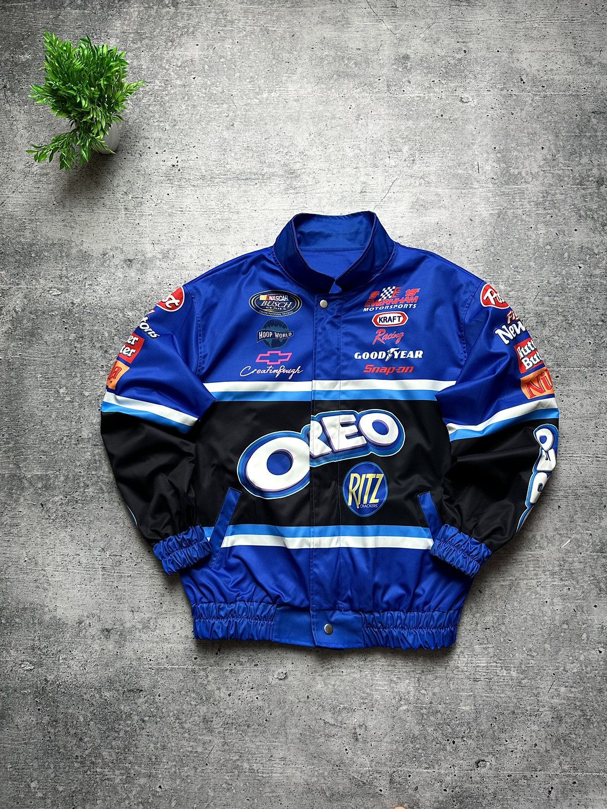 NASCAR × Vintage Vintage NASCAR Oreo Chevrolet Racing Y2K Hype Jacket ...
