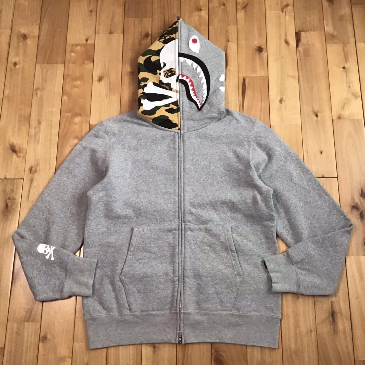 Bape × Mastermind Japan BAPE vs Mastermind Shark full zip hoodie a ...