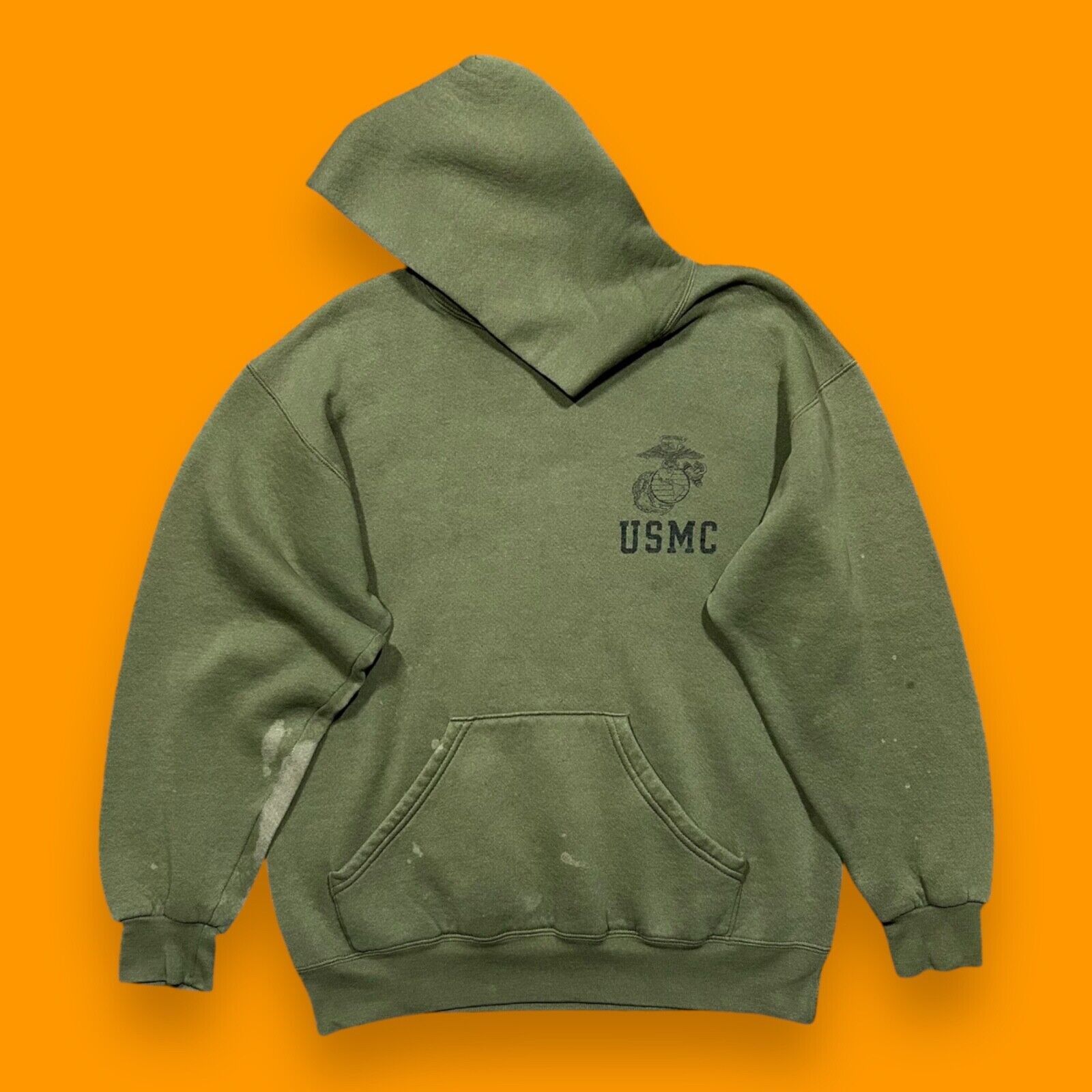 Military × Usmc × Vintage Vintage USMC Hoodie Sweatshirt Pullover ...