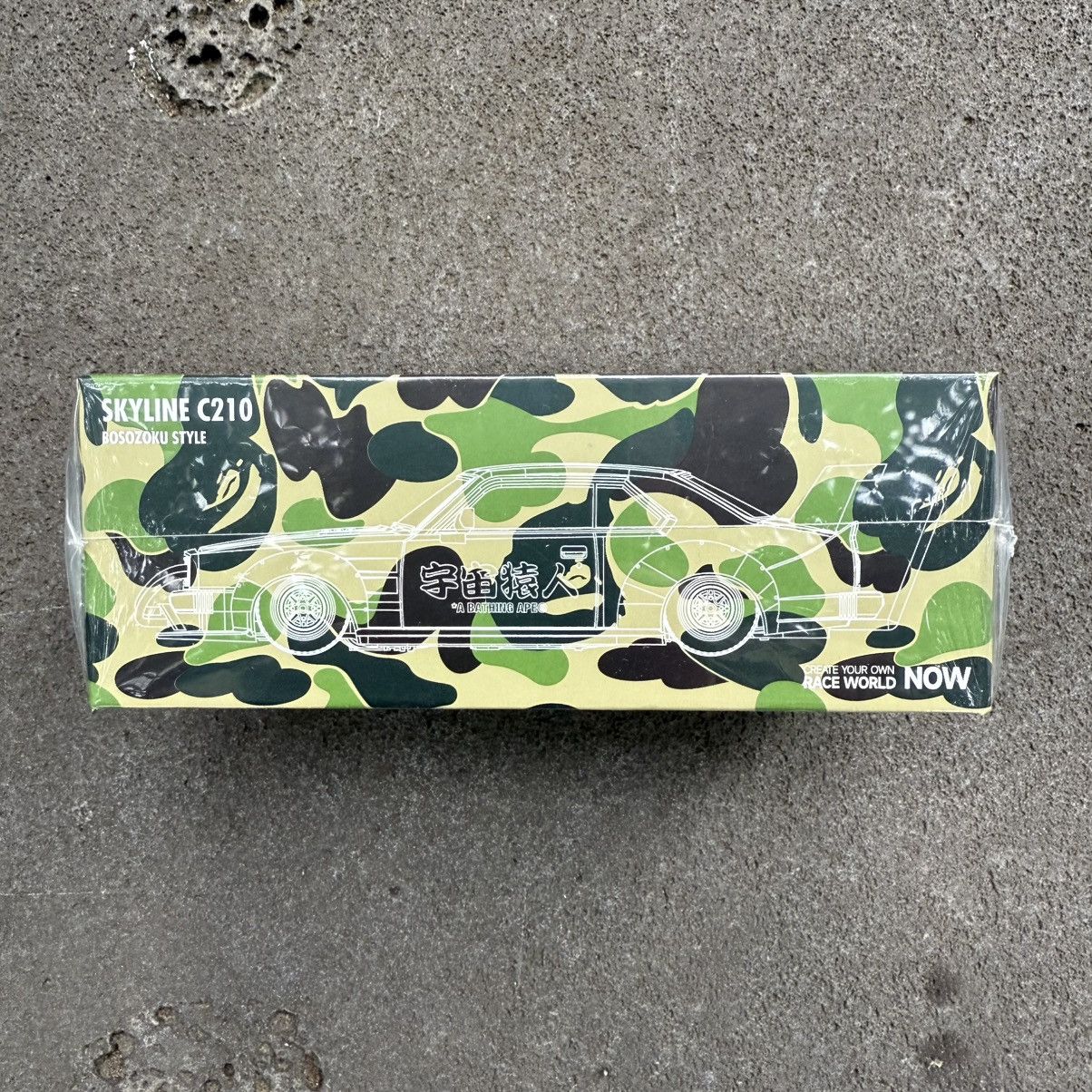 Bape BAPE X POP RACE 1:64 NISSAN SKYLINE C210 BOSOZOKU STYLE | Grailed