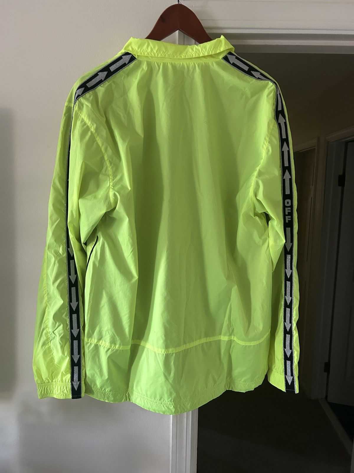 Off-White Off-white neon taped track jacket ow Virgil Abloh | Grailed