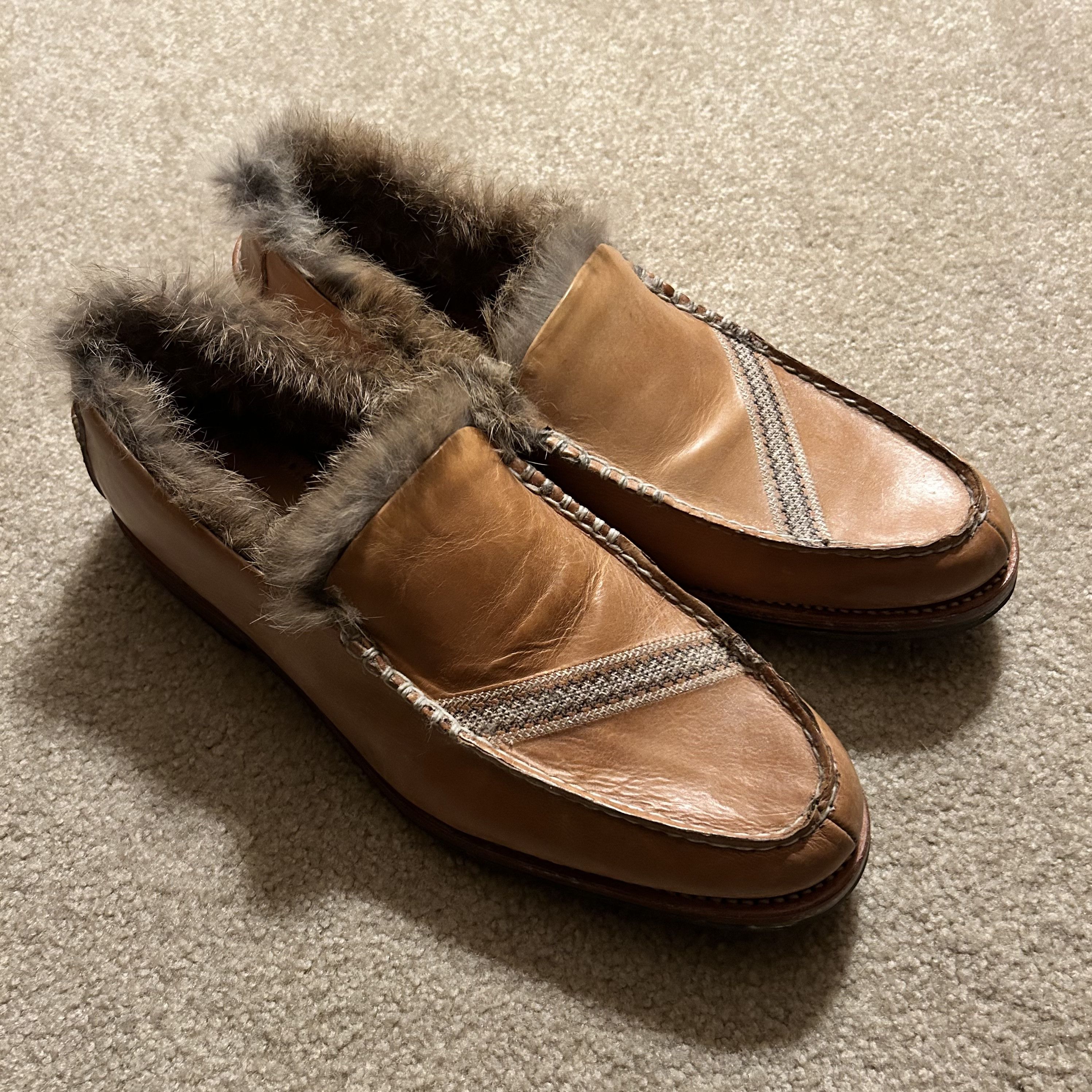 Birkenstock × Number (N)ine Number (N)ine AW02 Leather Loafers | Grailed