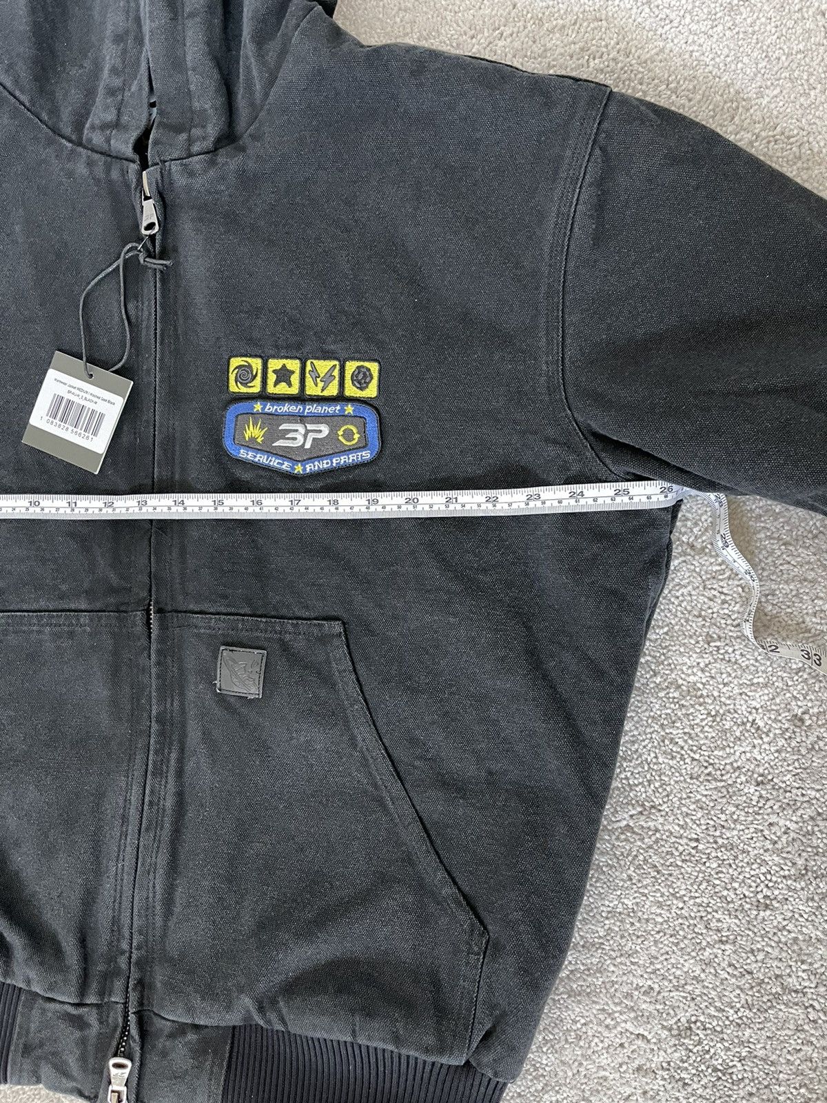 Streetwear Broken Planet Workwear Jacket in Washed Black | Grailed