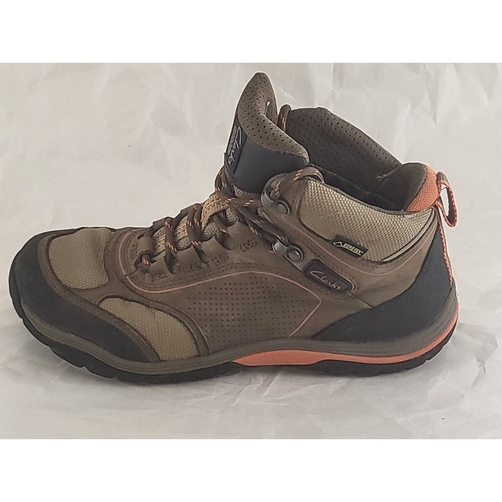 Clarks Clarks Outdoors Rock Gore Tex Lace Up Sz 7 M Leather Hiking ...
