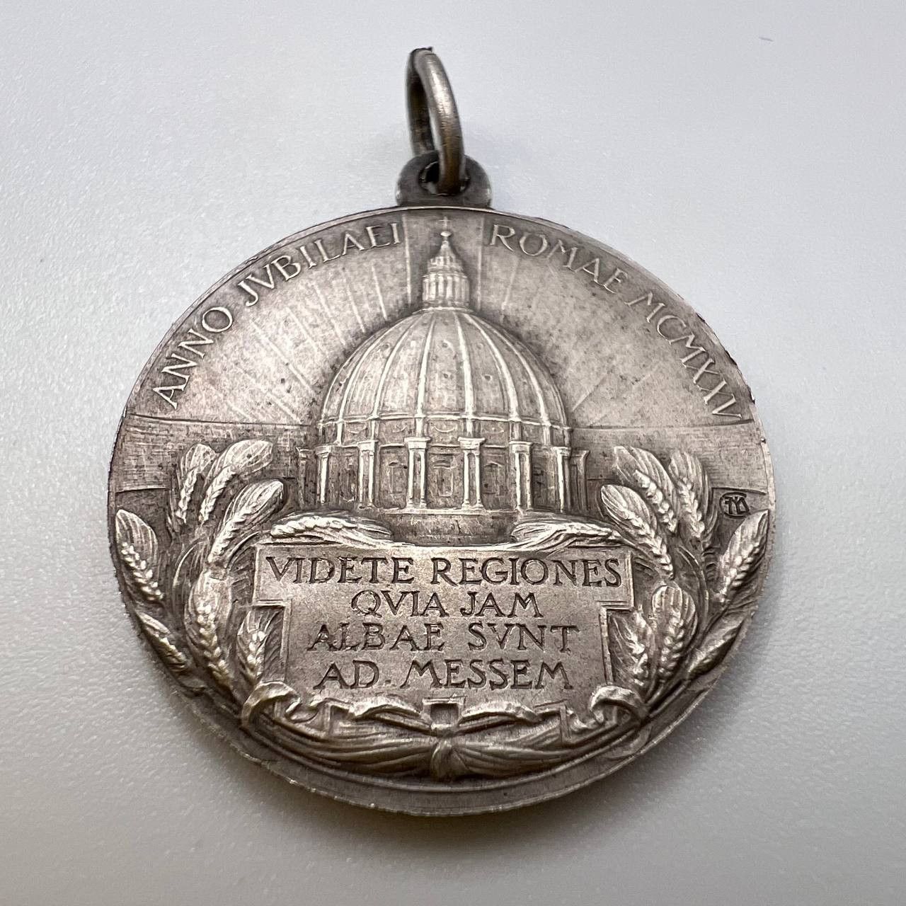 Vintage 1925 Antique Christian Medal Pendant Silver Pope Pius XI | Grailed