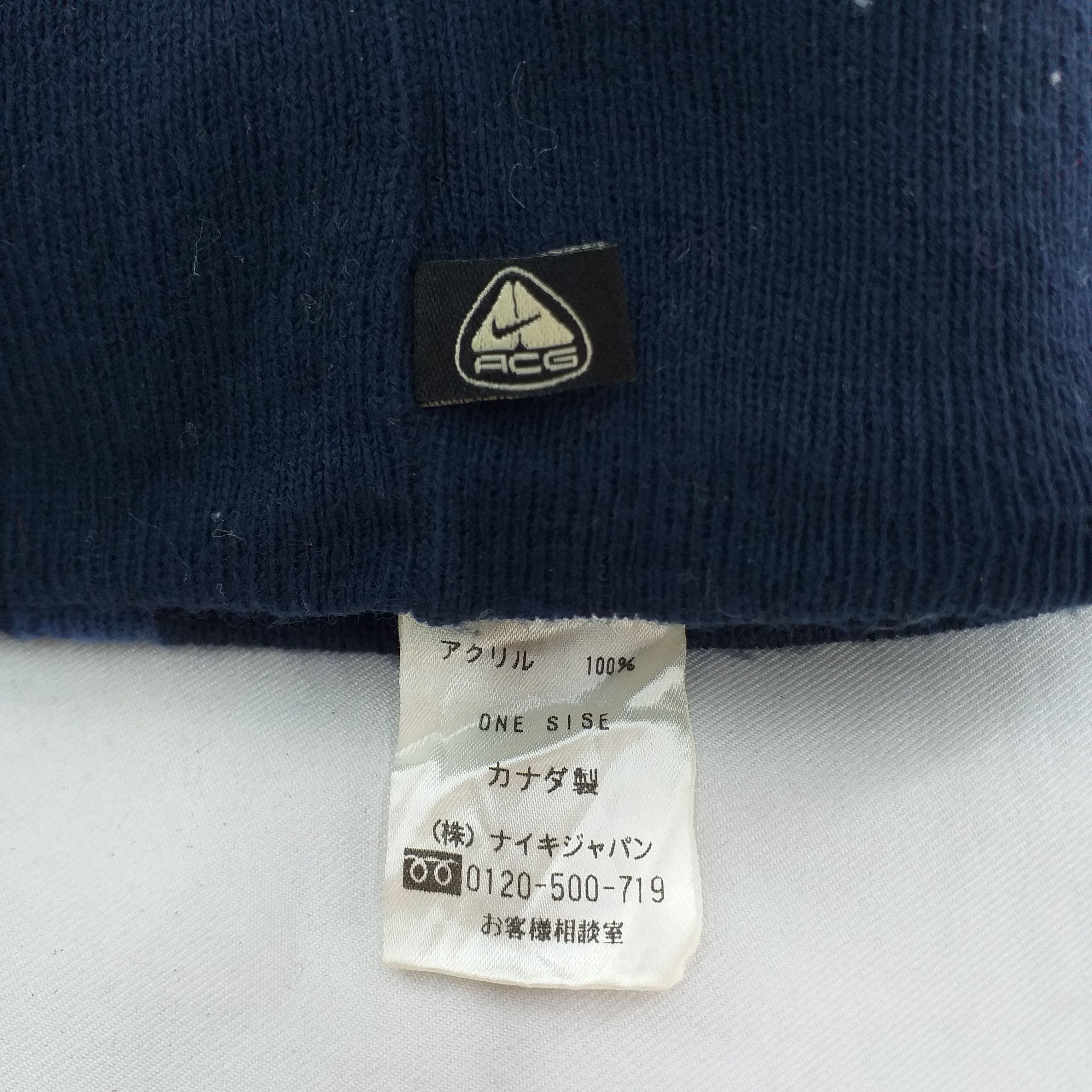 Nike ACG Nike ACG 2 Stripes Plain Snow Cap Hat Beanie -BN093 | Grailed