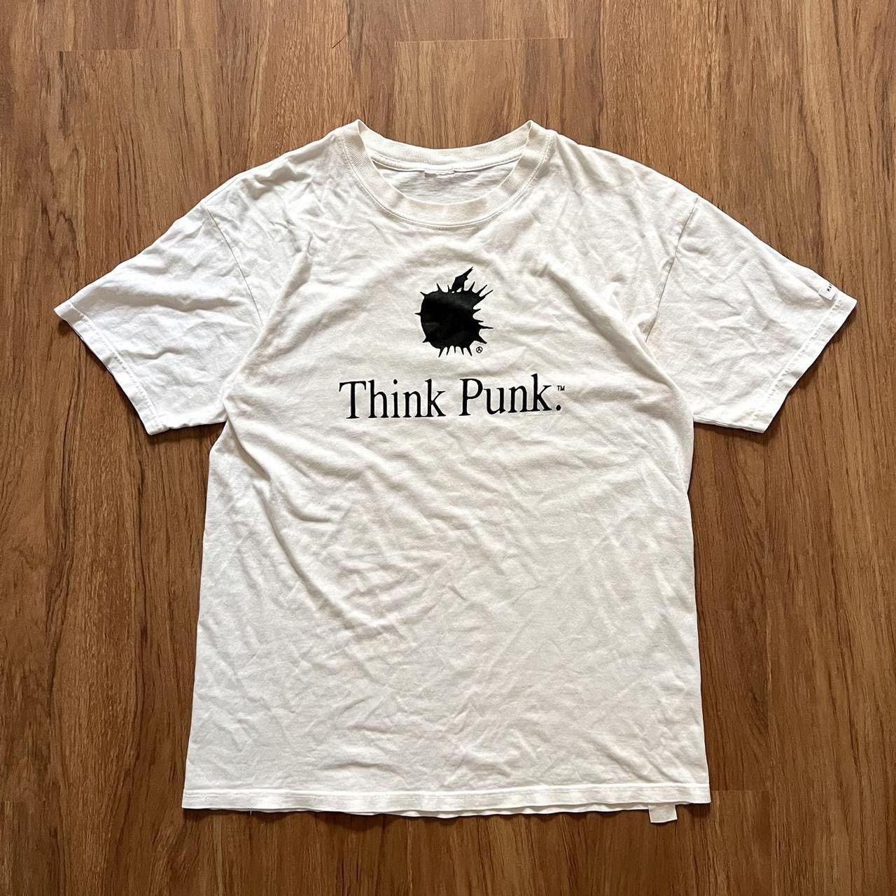 Vintage Vintage Apple Parody “Think Punk” T-shirt | Grailed