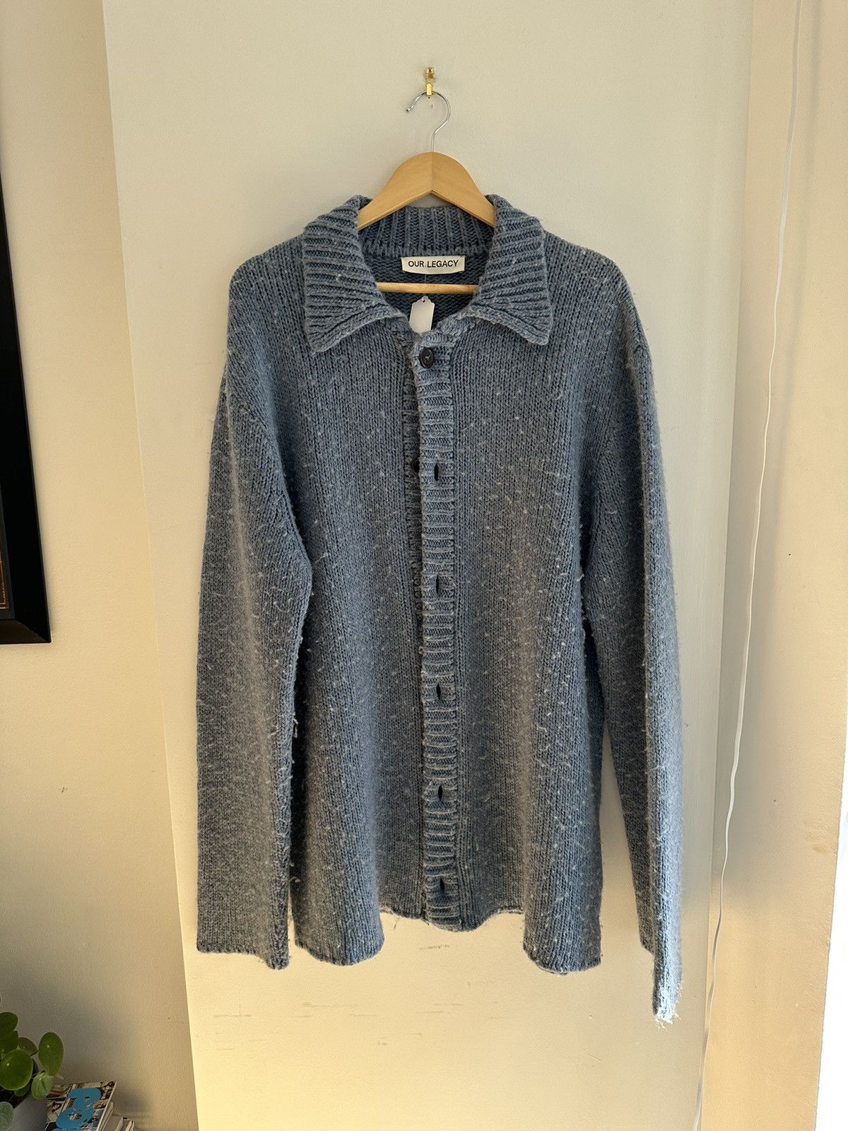 Our Legacy Big cardigan funky blue | Grailed