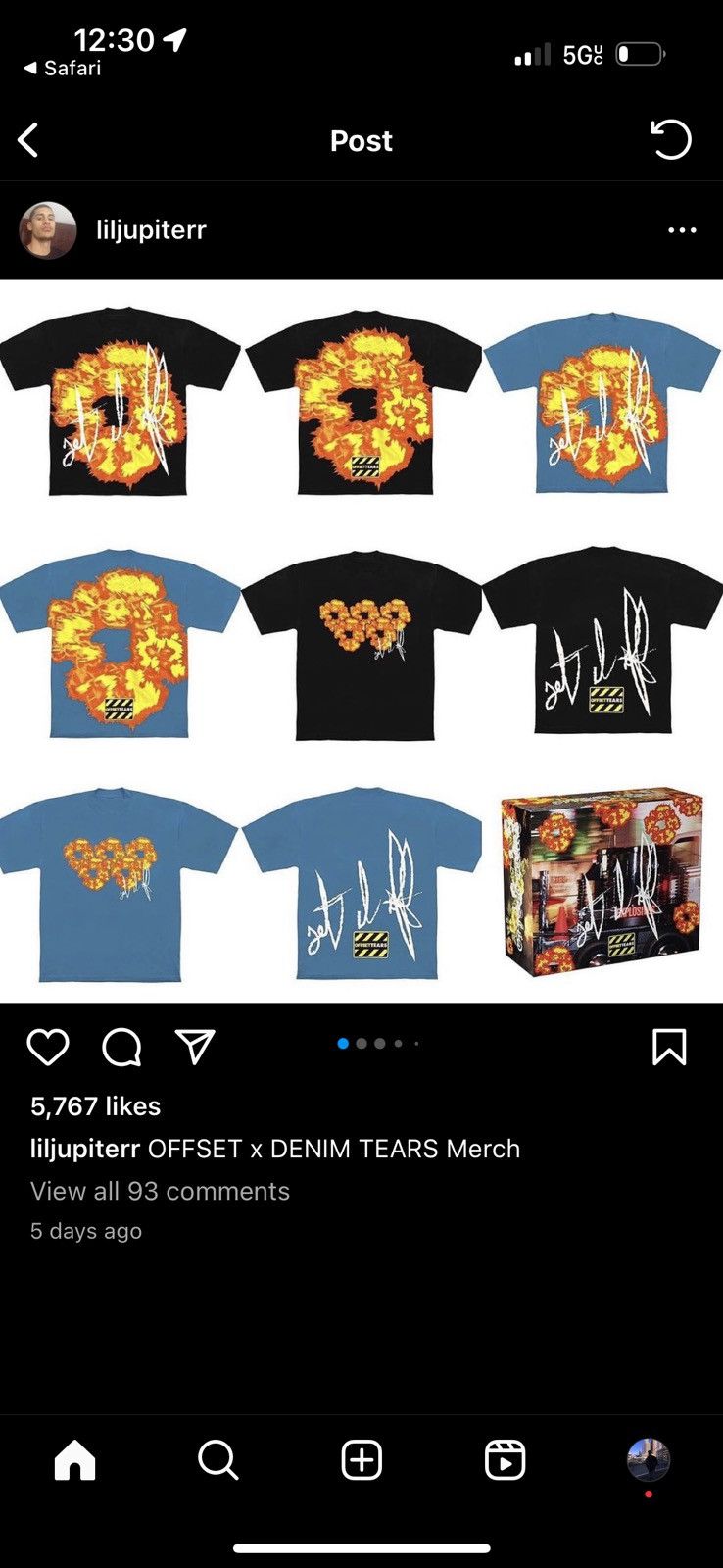 DENIM TEARS × Migos × Streetwear Denim Tears x Offset Merch | Grailed