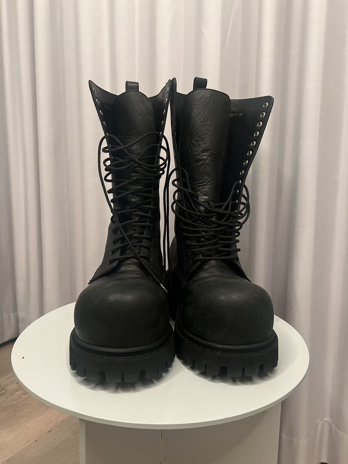 Balenciaga FW24 RUNWAY TALL STOMPER BOOTS | Grailed