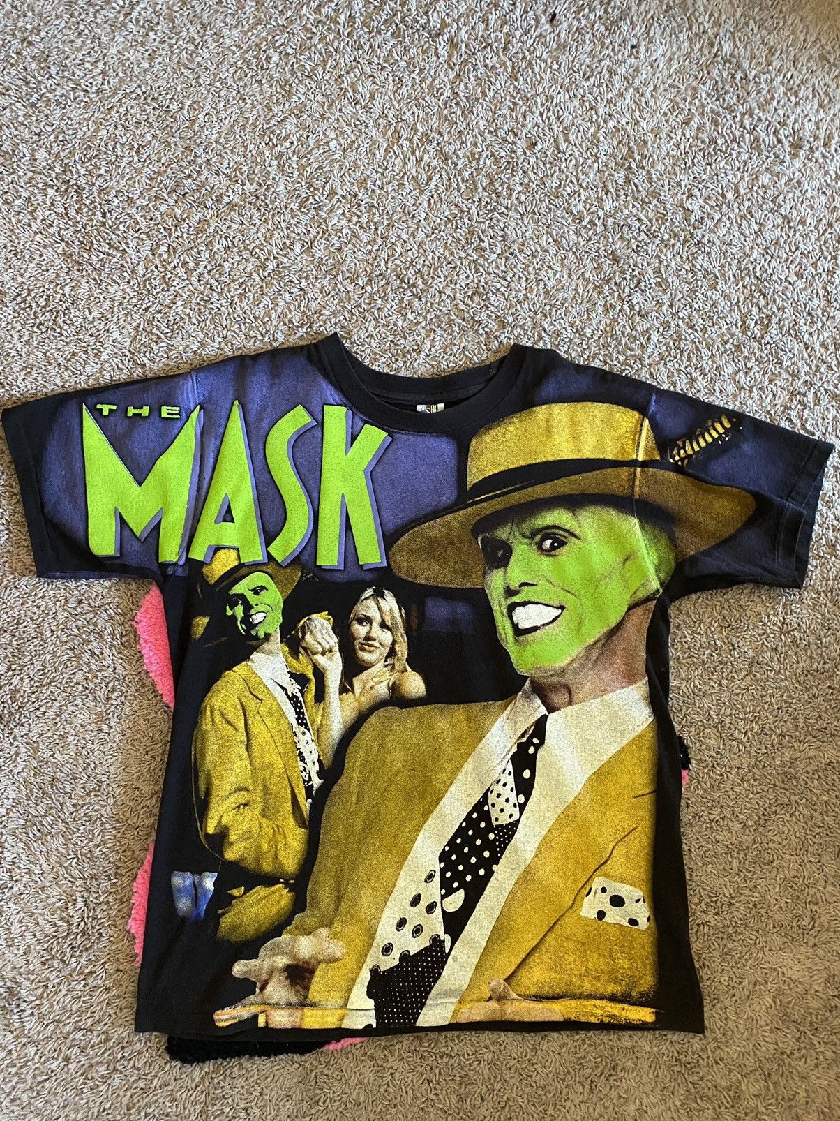 Vintage The Mask Jim Carey Movie T Shirt | Grailed
