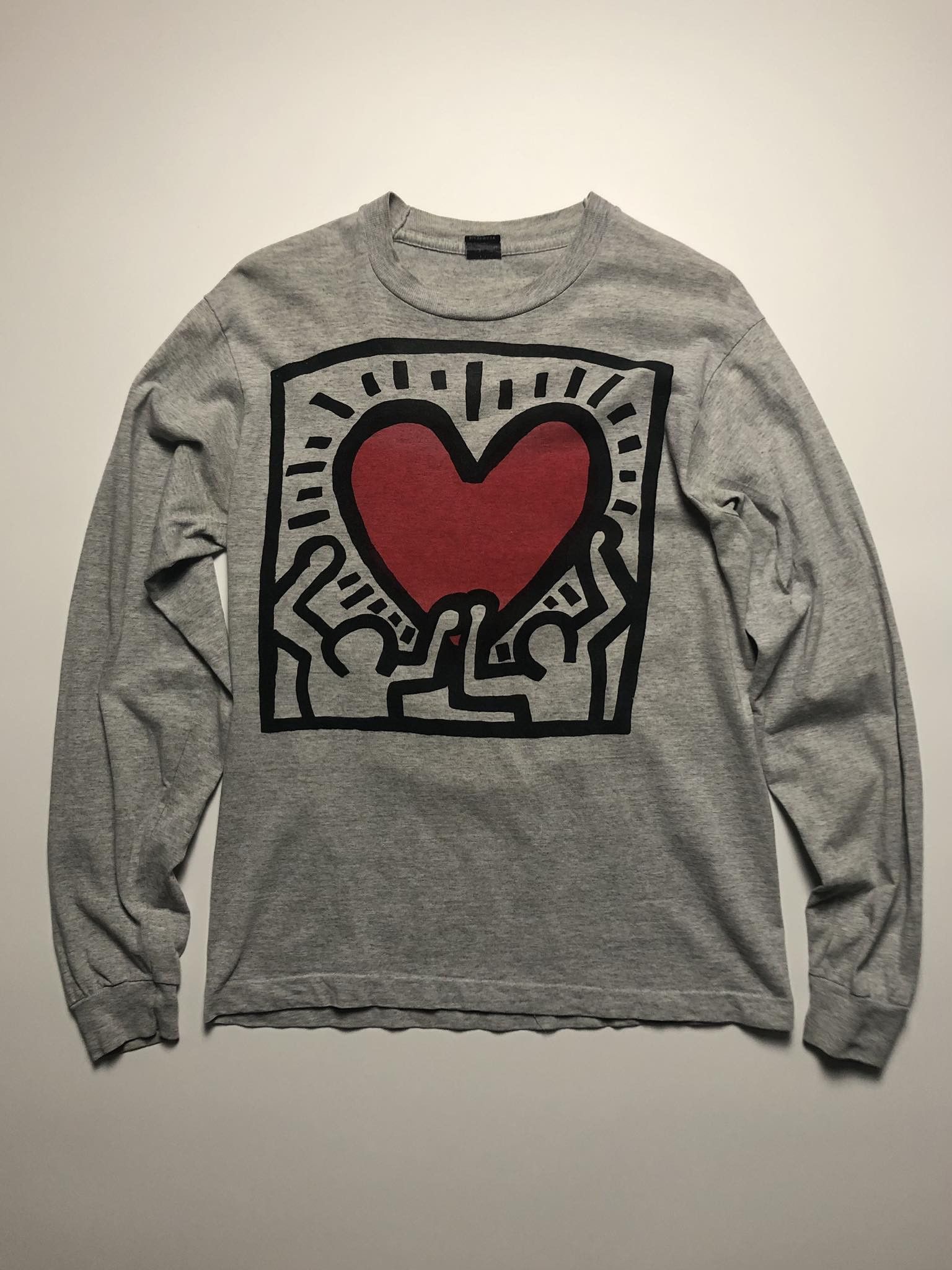 Keith Haring × Very Rare × Vintage Vintage 90s Keith Haring Long Sleeve ...