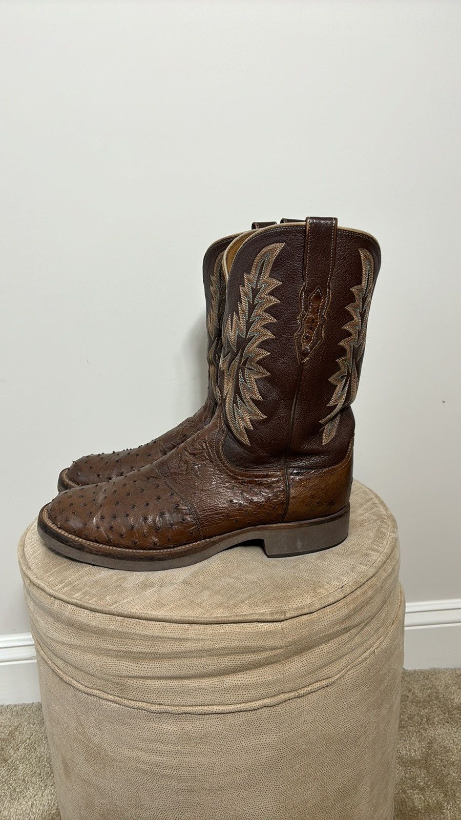 Lucchese Lucchese 2000 Exotic Ostrich Boots | Grailed
