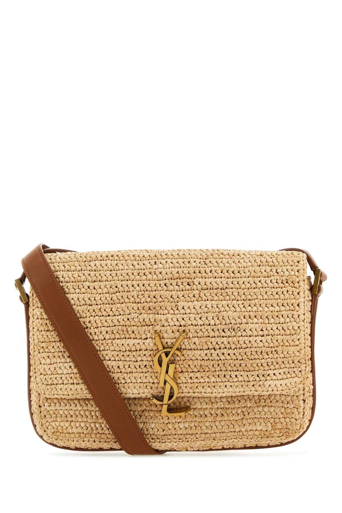 Saint Laurent Paris Raffia Crossbody Bag | Grailed