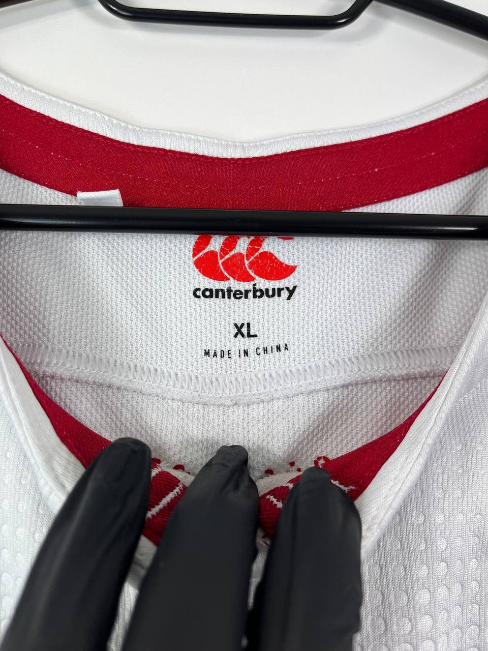Canterbury of New Zealand England Rugby Home Shirt Canterbury O2 ...