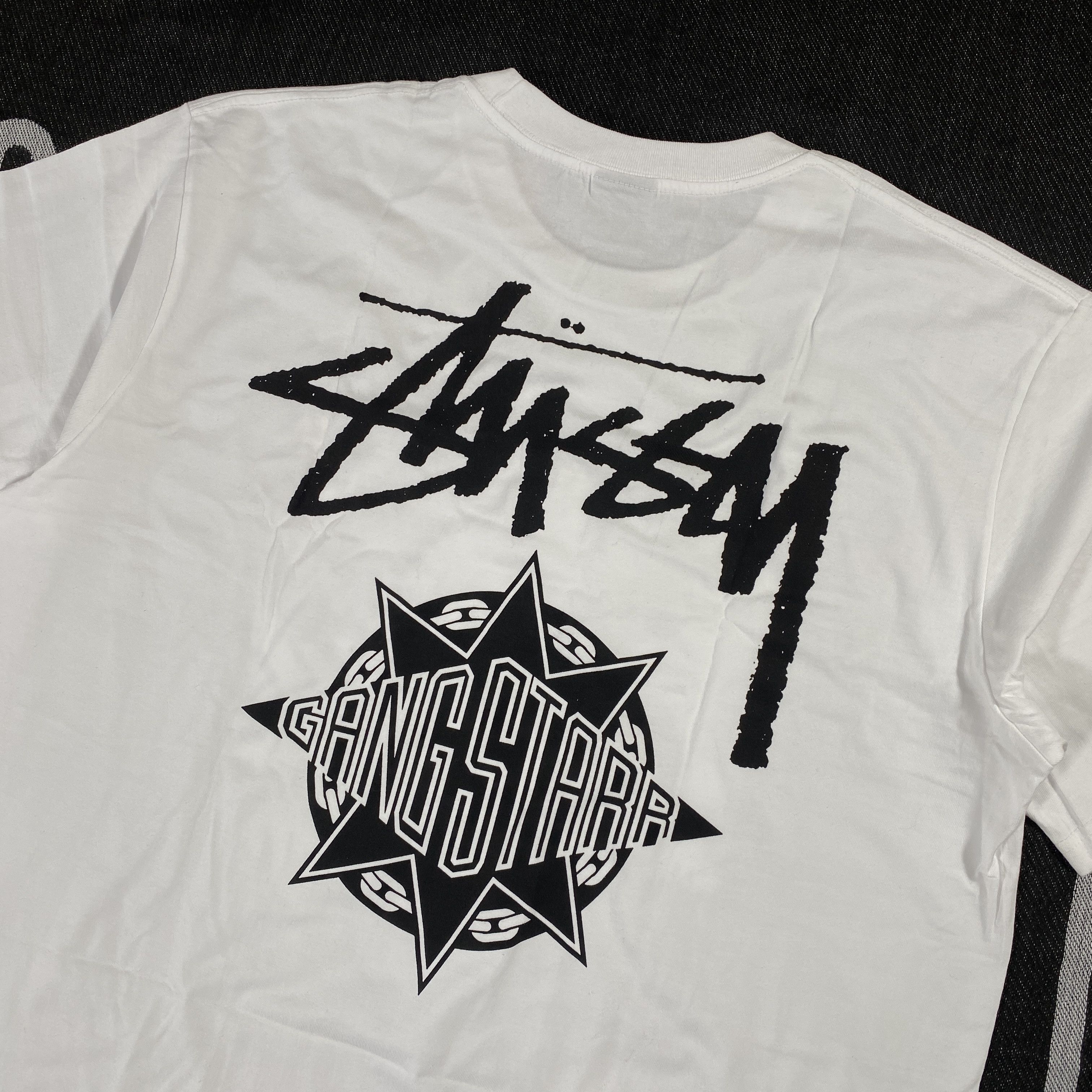 Streetwear × Stussy RARE STUSSY TAKE IT PERSONAL GANG STARR TEE | Grailed