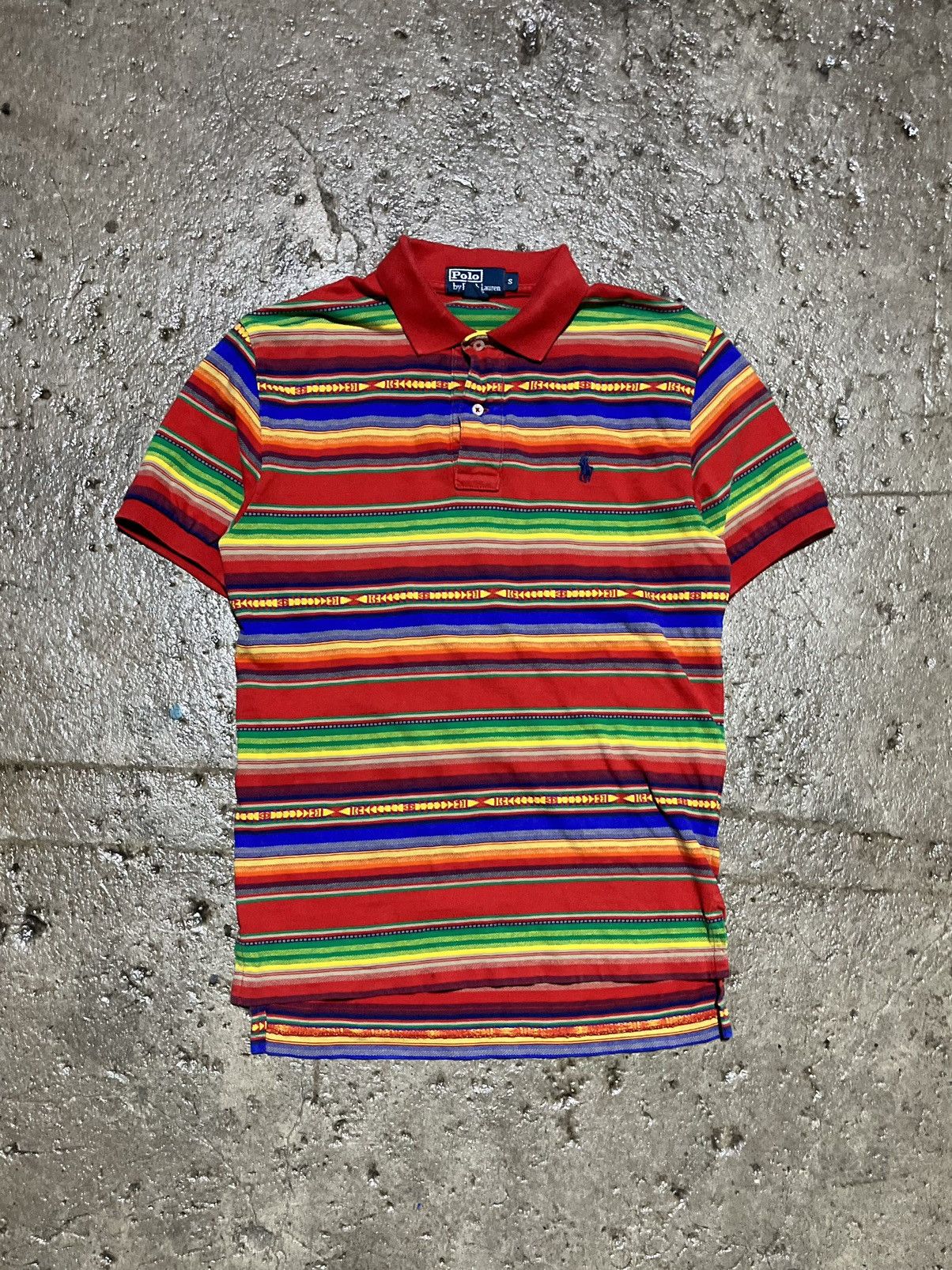 Polo Ralph Lauren Crazy Vintage Polo Ralph Lauren Aztec Western Polo Tee Shirt | Grailed