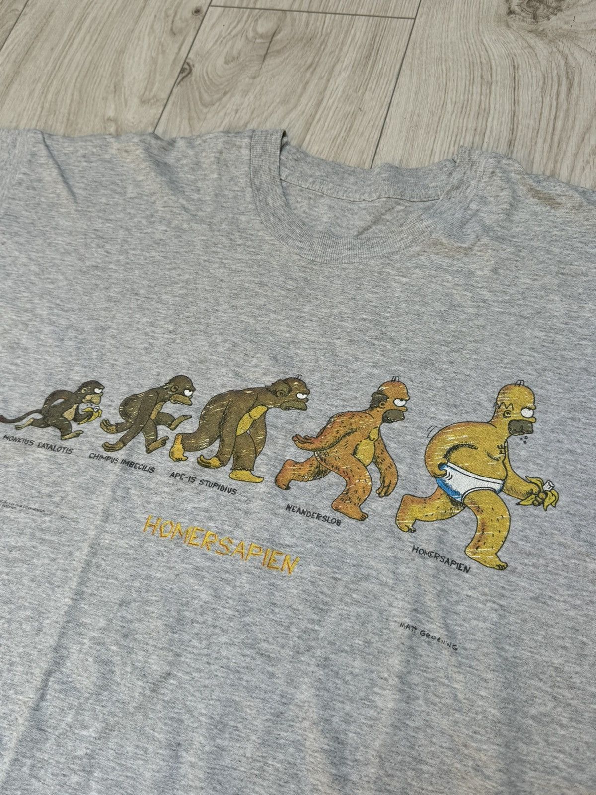 Vintage The Simpson Vintage 1996 Homer Logo Retro Logo Tee Shirt | Grailed