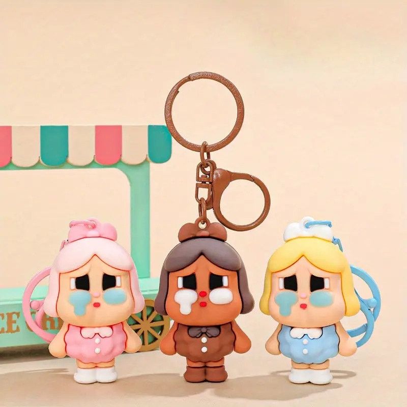 1 POPMART Crybaby Crying Again Figures Keychain - Yellow | Grailed