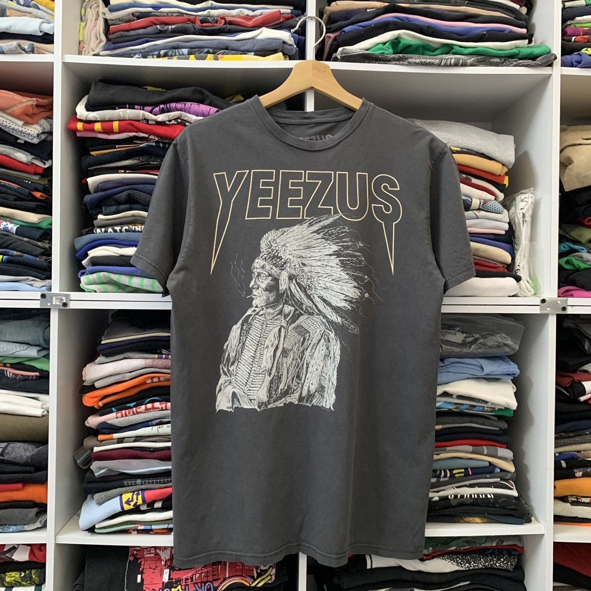 Kanye West YEEZUS 2014 TOUR NATIVE AMERICAN TEE | Grailed