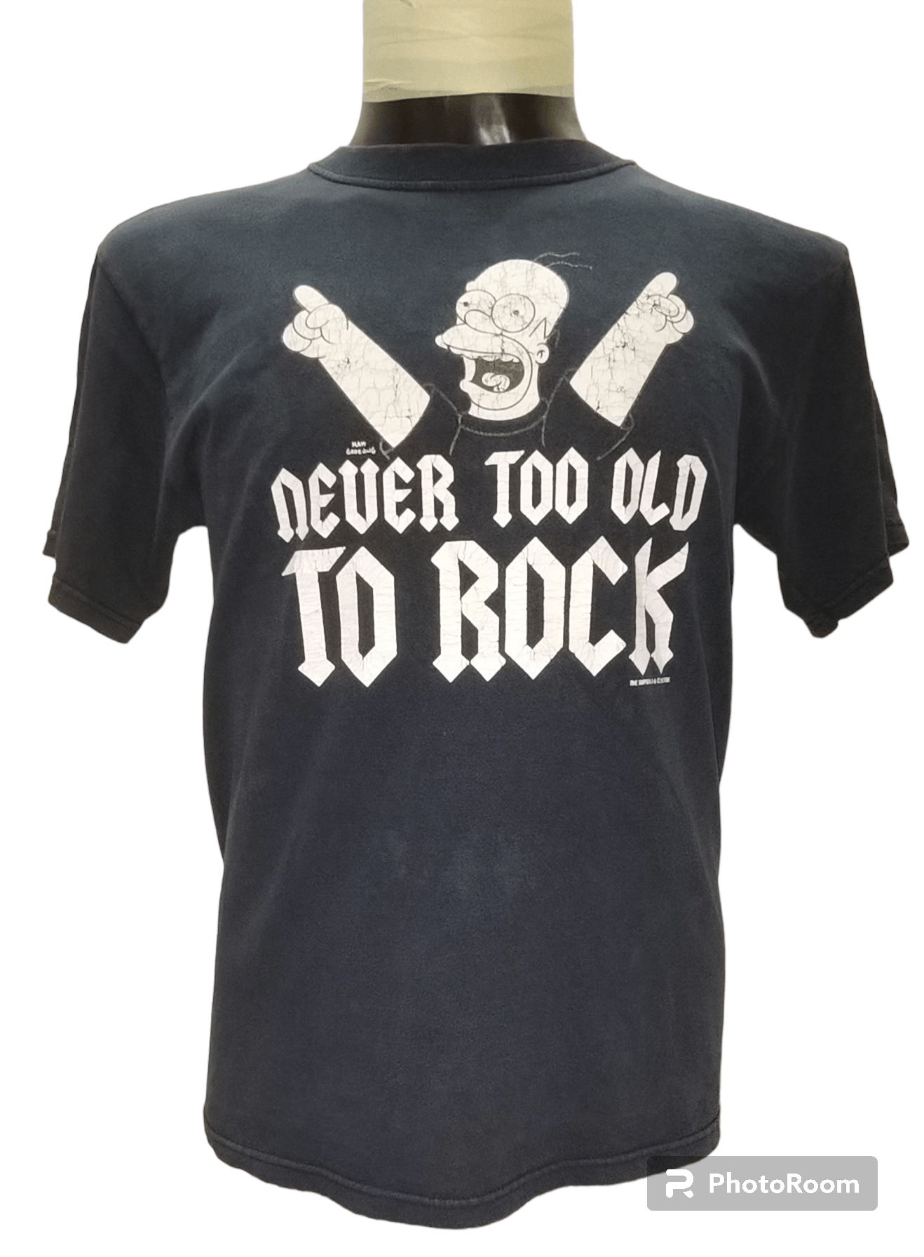 Band Tees × The Simpsons × Vintage VINTAGE HOMER SIMPSONS NEVER TOO OLD ...