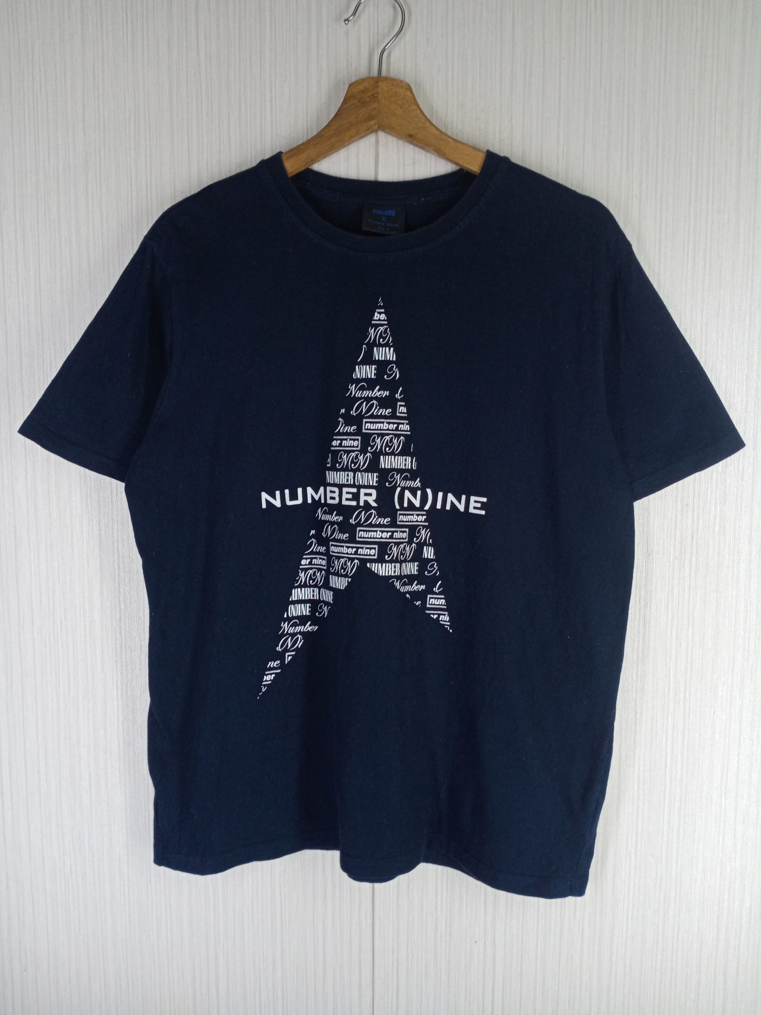 Number (N)ine Rare Number Nine X Marlboro Tshirt | Grailed