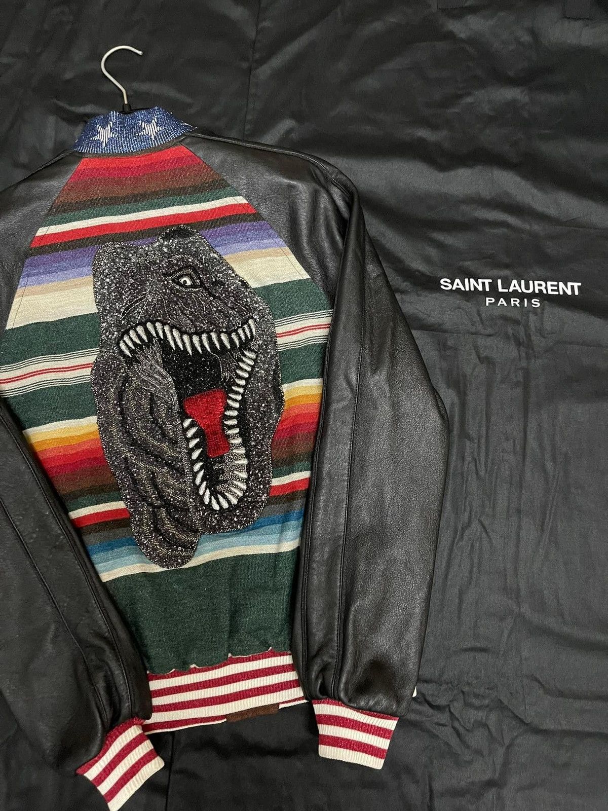 Hedi Slimane × Saint Laurent Paris Saint Laurent SS16 Mexican T-Rex ...