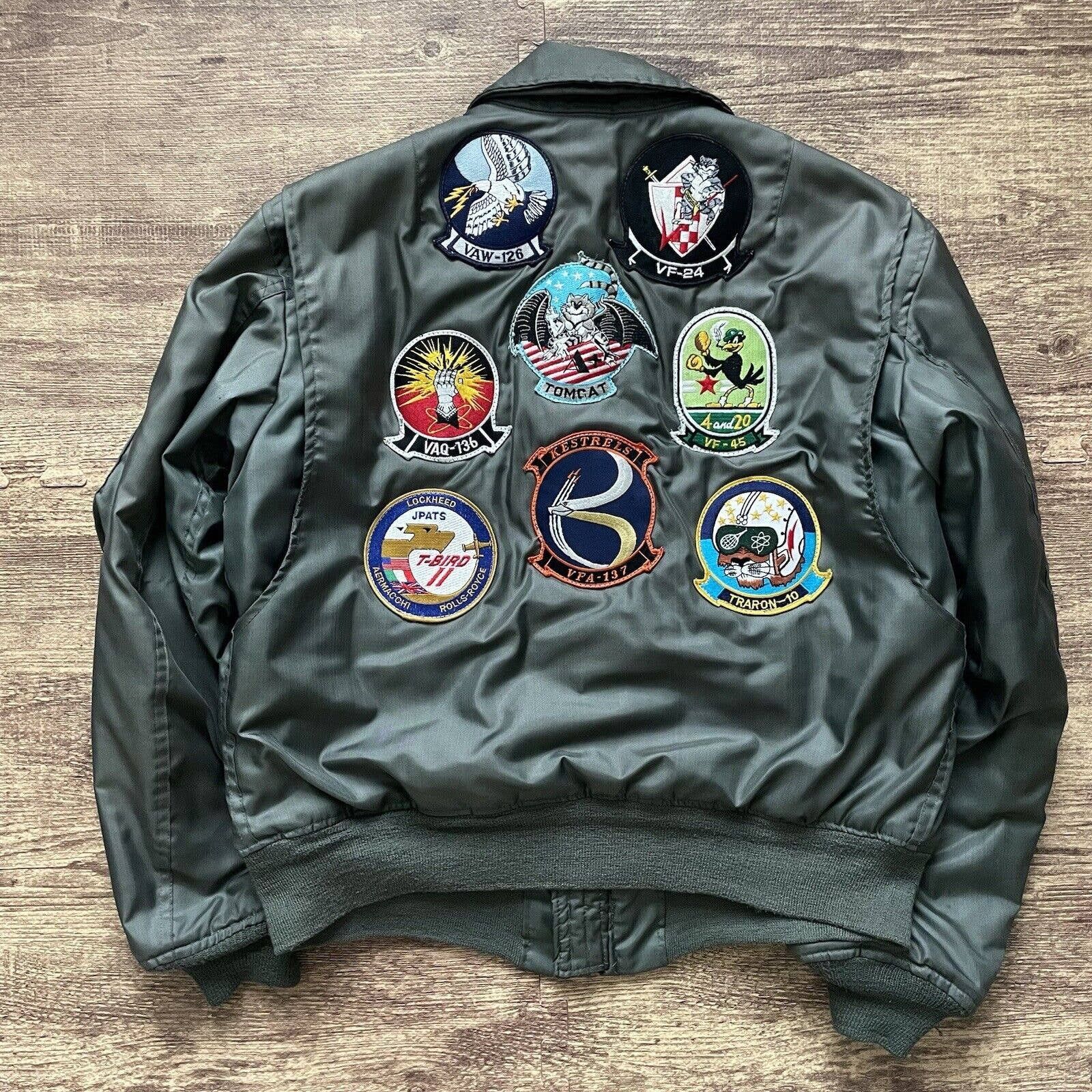 Vintage Vintage USAF Air Force 1970s Bomber Jacket Patches Large | Grailed
