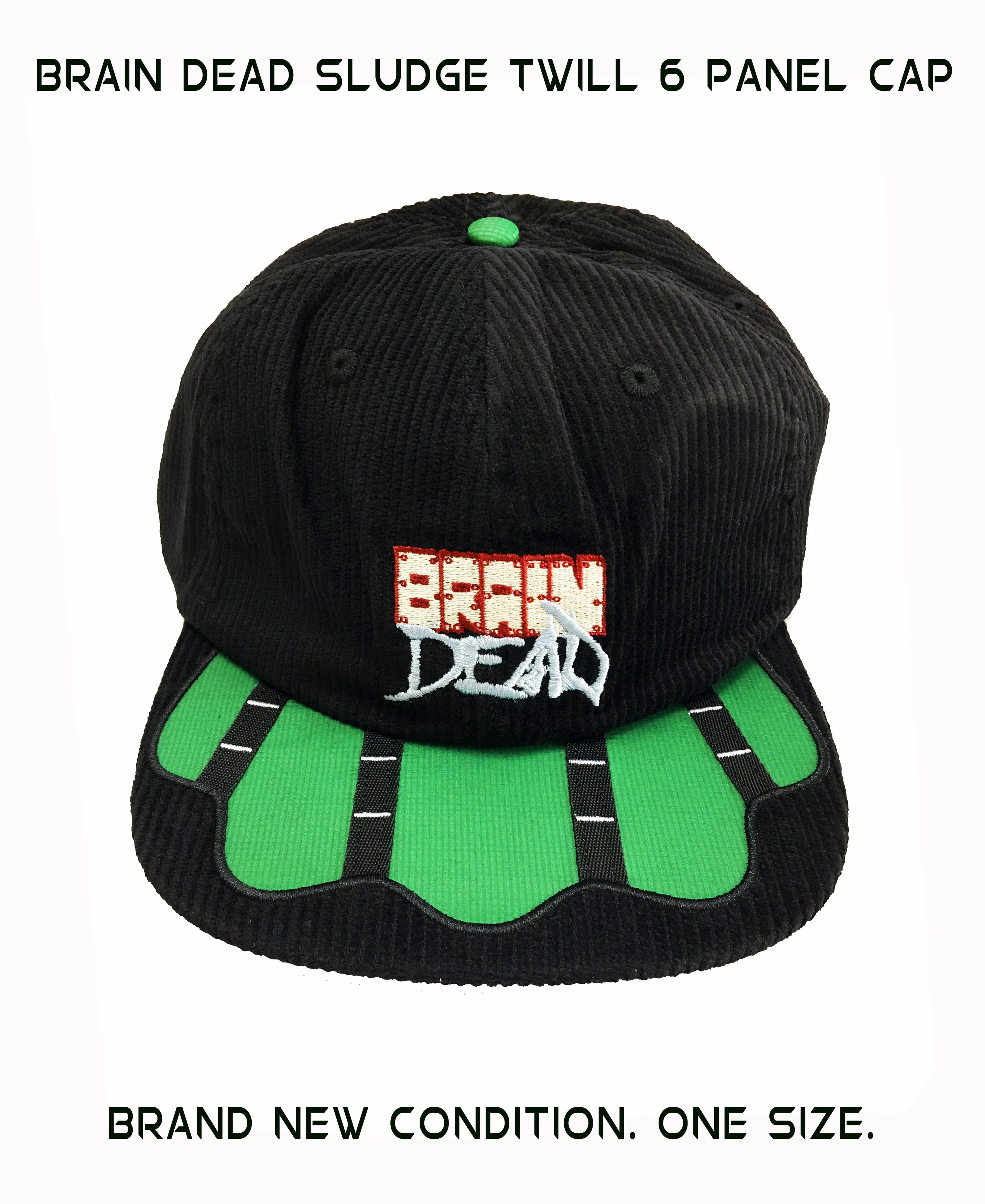 Brain Dead × Streetwear Brain Dead Sludge Twill 6 Panel Cap Black 2022F ...