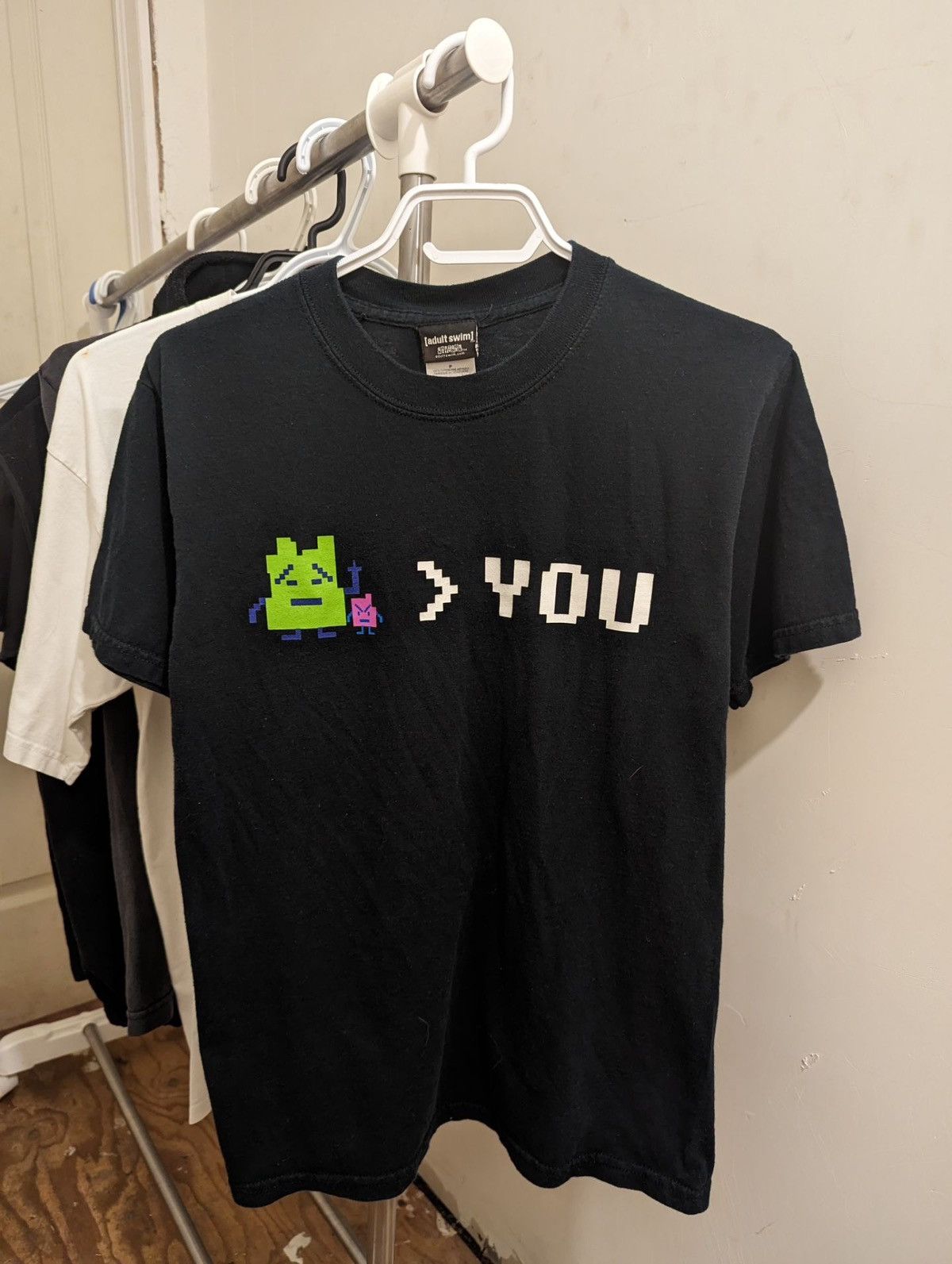 Cartoon Network Rare 2005 aqua teen hunger force mooninites shirt | Grailed